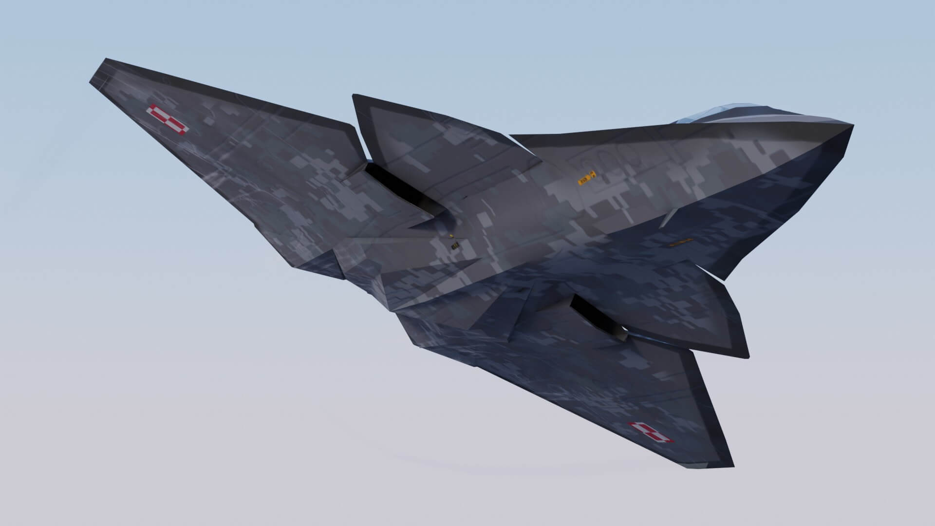 Lockheed Ngad Prime Concept Fighter - 3D Model by NETRUNNER_pl