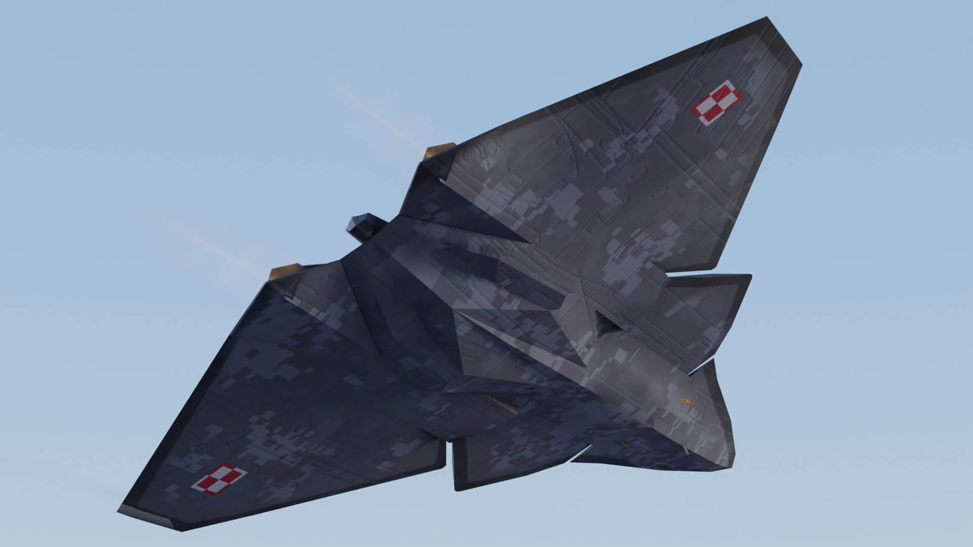 Lockheed Ngad Prime Concept Fighter - 3D Model by NETRUNNER_pl