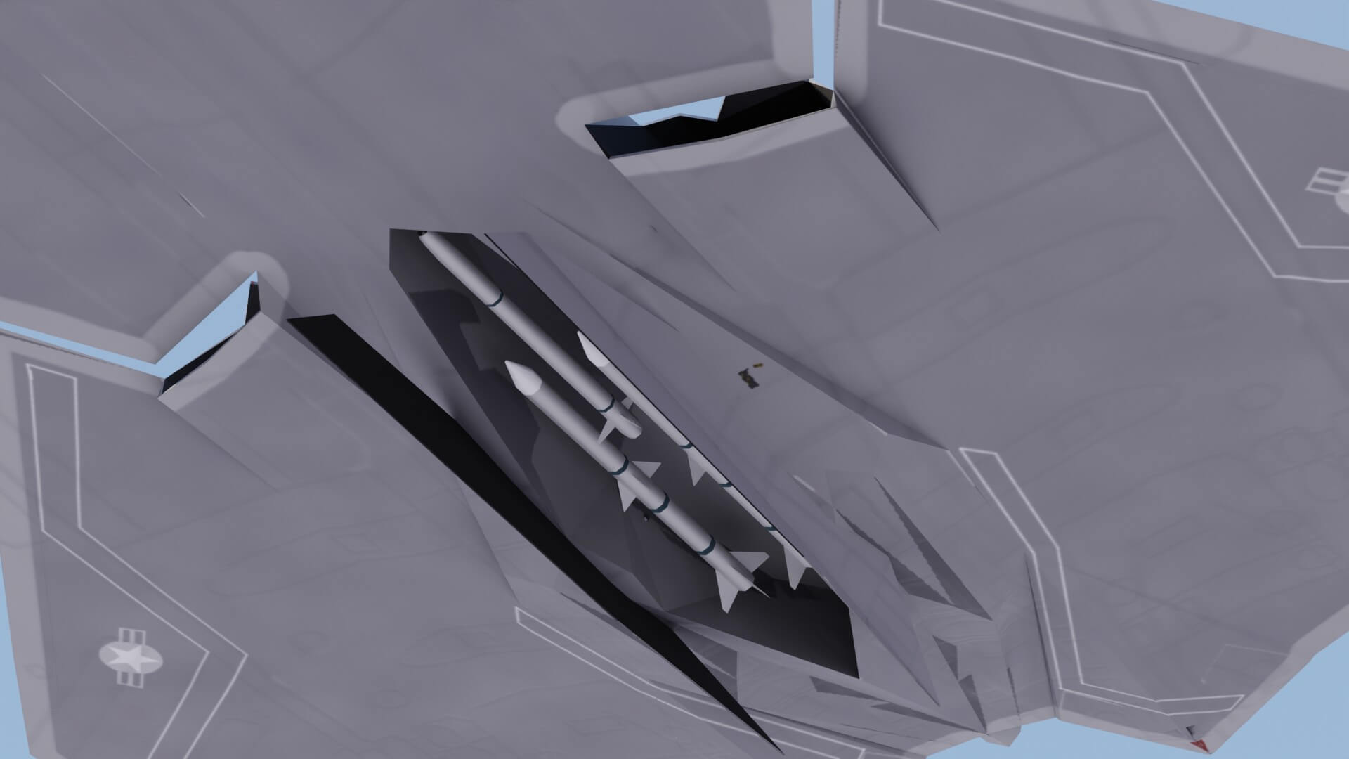 Lockheed Ngad Prime Concept Fighter - 3D Model by NETRUNNER_pl