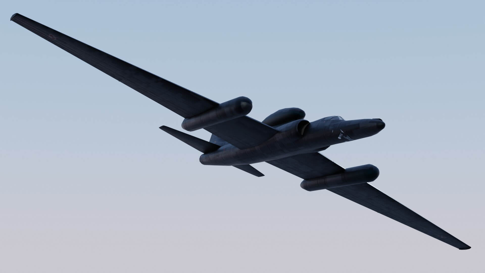 Lockheed U-2S Dragon Lady 3D Model by NETRUNNER_pl