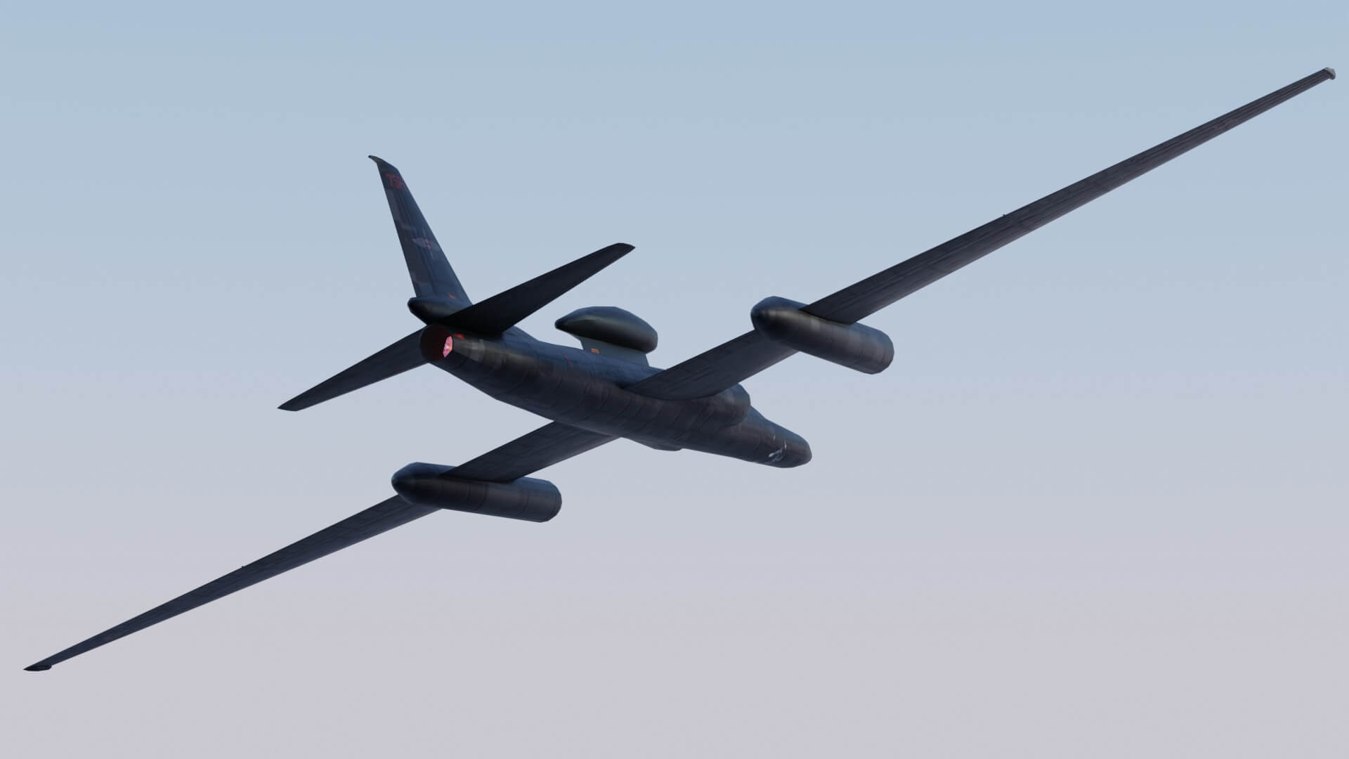 Lockheed U-2S Dragon Lady 3D Model by NETRUNNER_pl