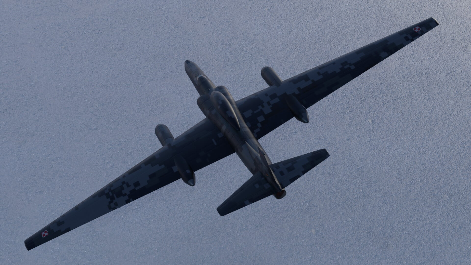 Lockheed U-2S Dragon Lady 3D Model by NETRUNNER_pl