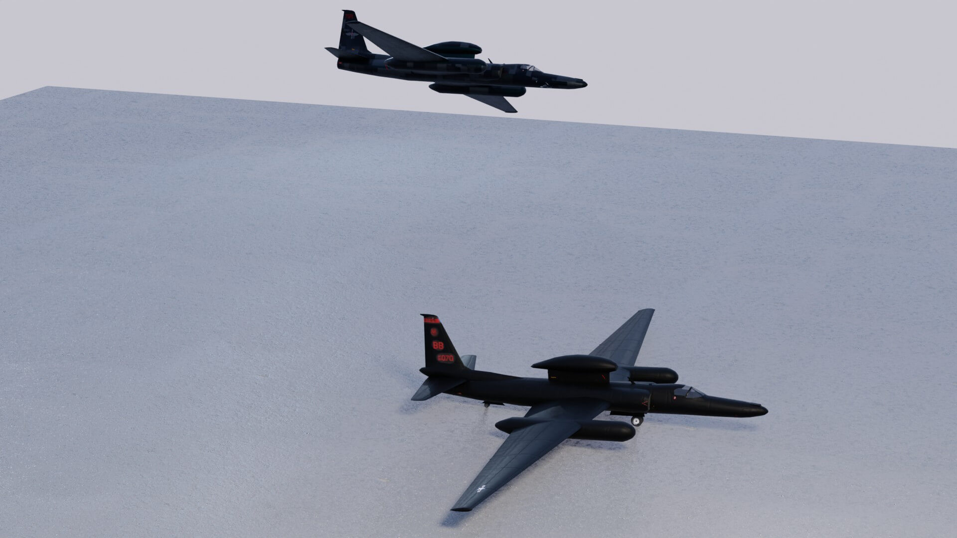 Lockheed U-2S Dragon Lady 3D Model by NETRUNNER_pl