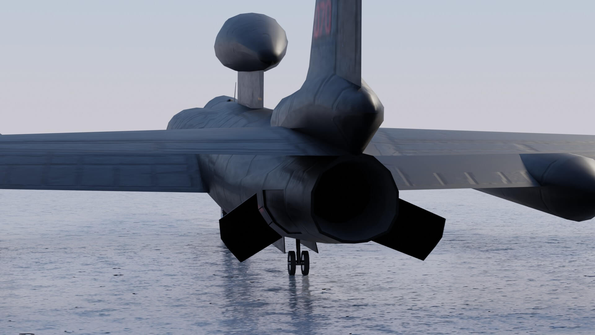 Lockheed U-2S Dragon Lady 3D Model by NETRUNNER_pl