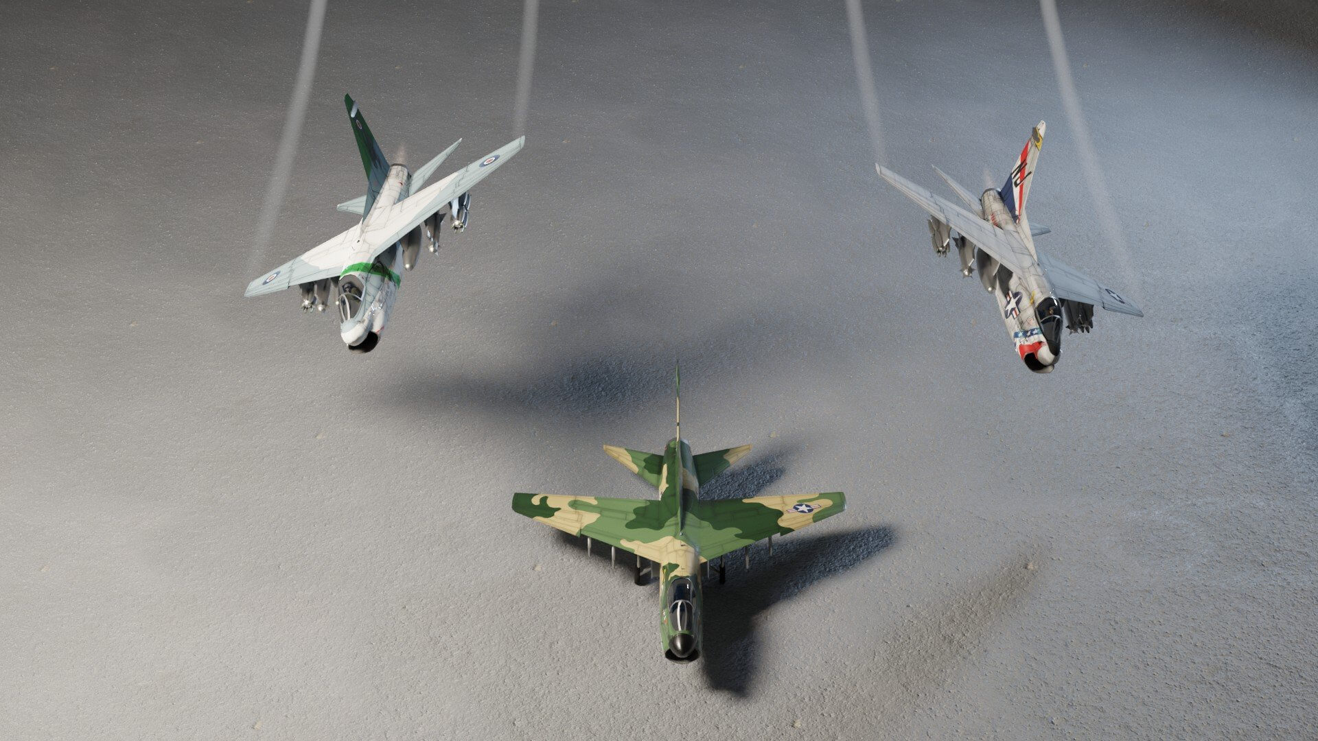 LTV A-7 Corsair II Attack Plane 3D Model by NETRUNNER_pl