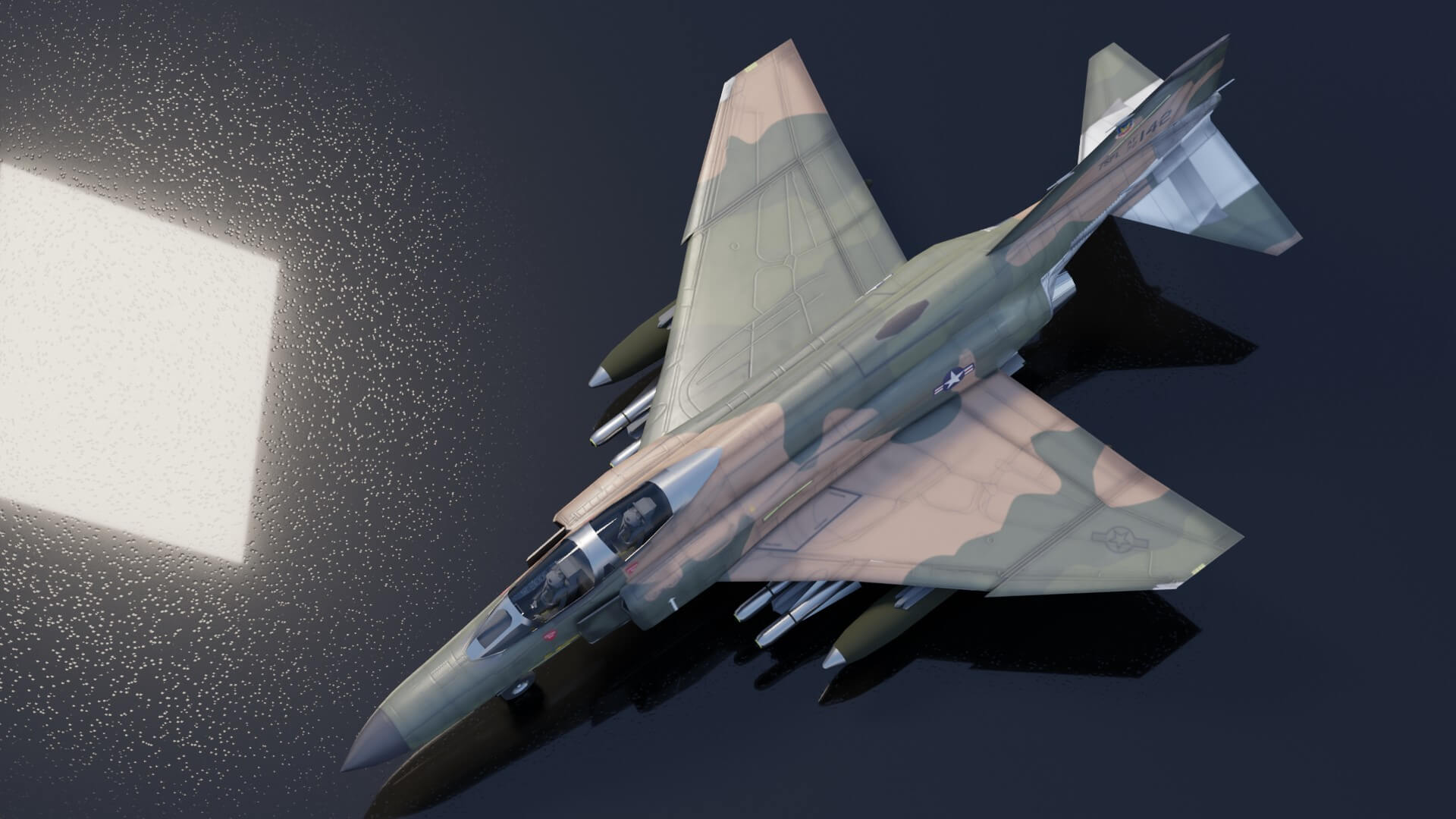 McDonnell Douglas F-4E Phantom 3D Model by NETRUNNER_pl