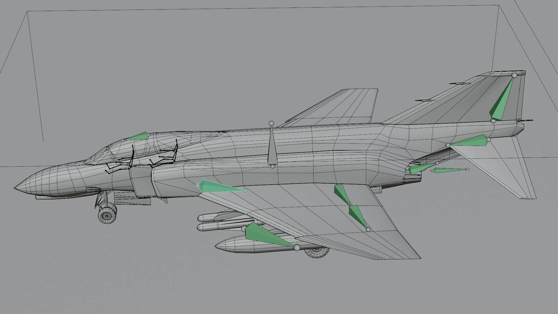 McDonnell Douglas F-4E Phantom 3D Model by NETRUNNER_pl