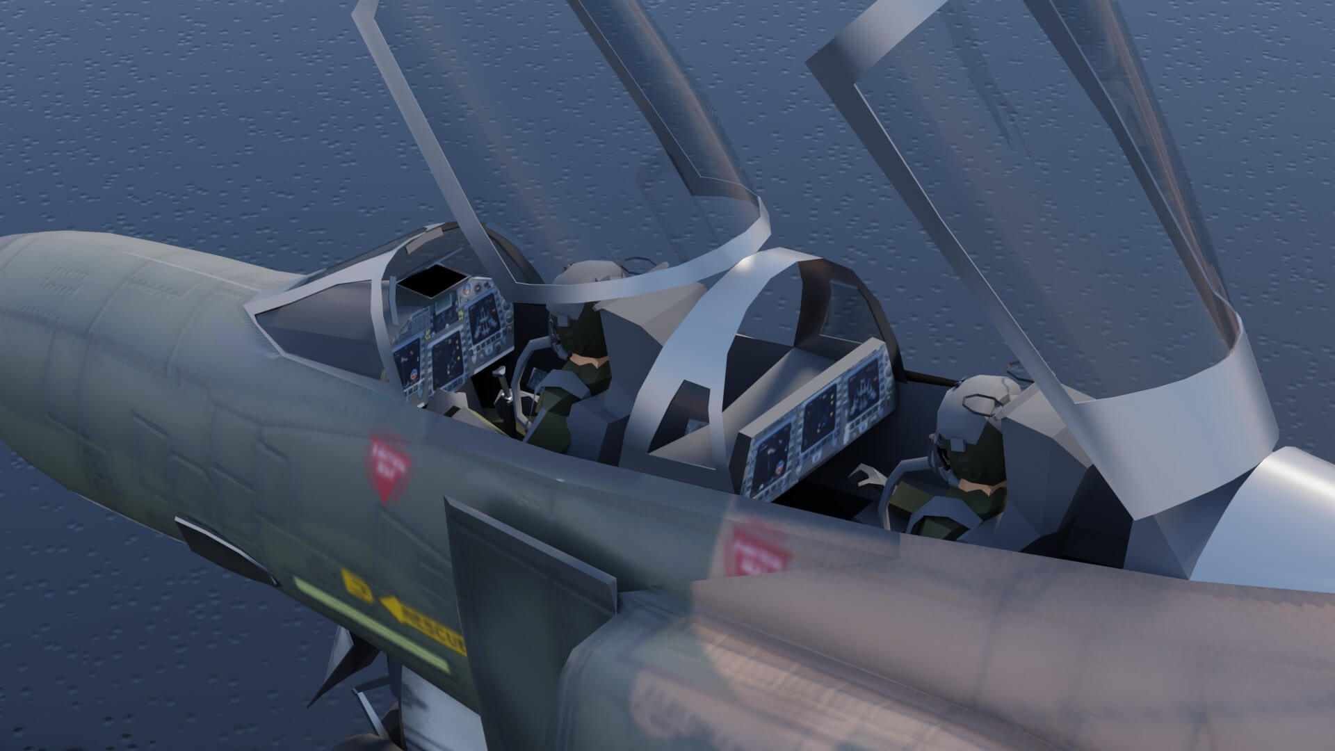 McDonnell Douglas F-4E Phantom 3D Model by NETRUNNER_pl