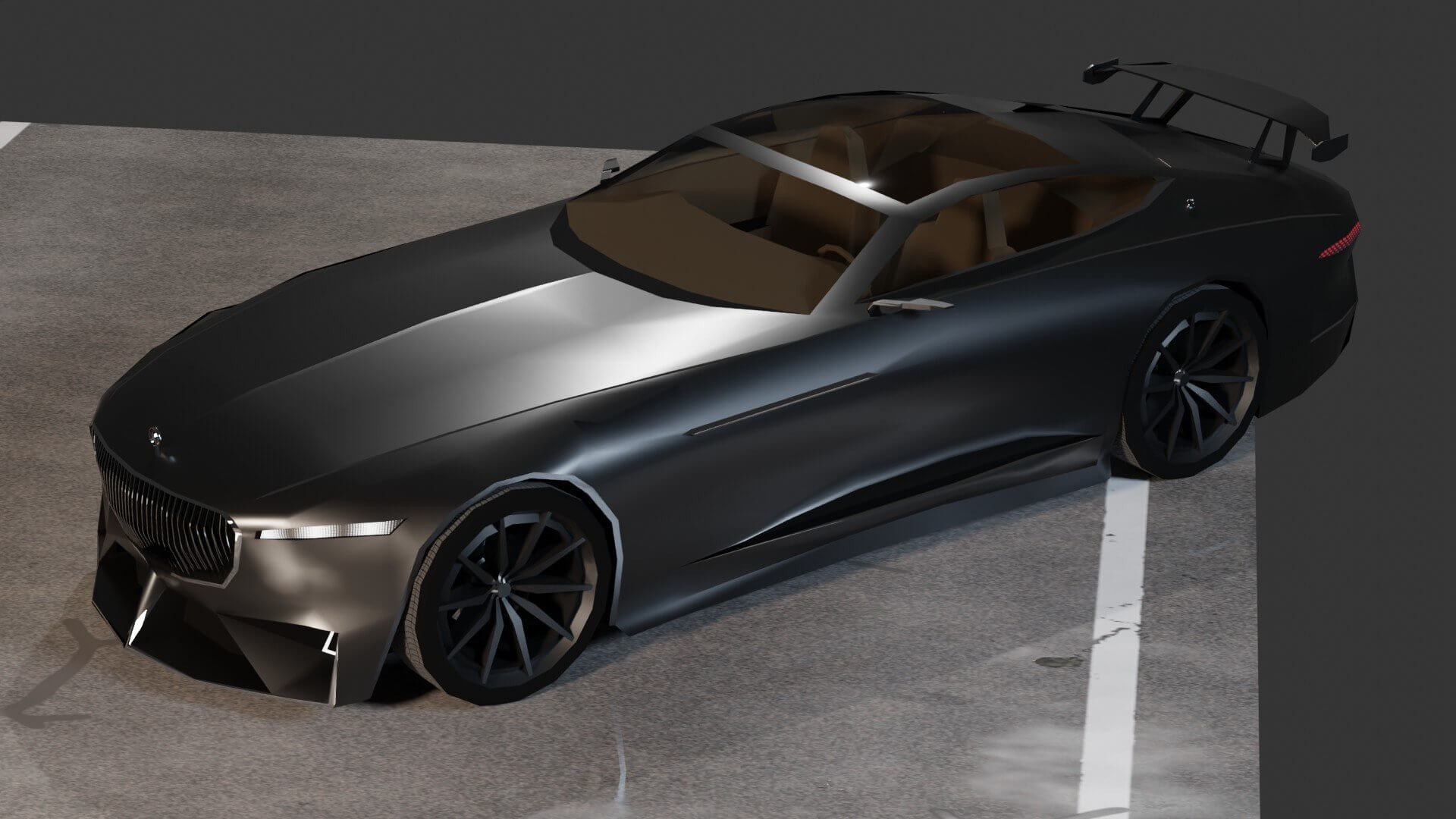 Mercedes Maybach 6 - 3D Model by NETRUNNER_pl