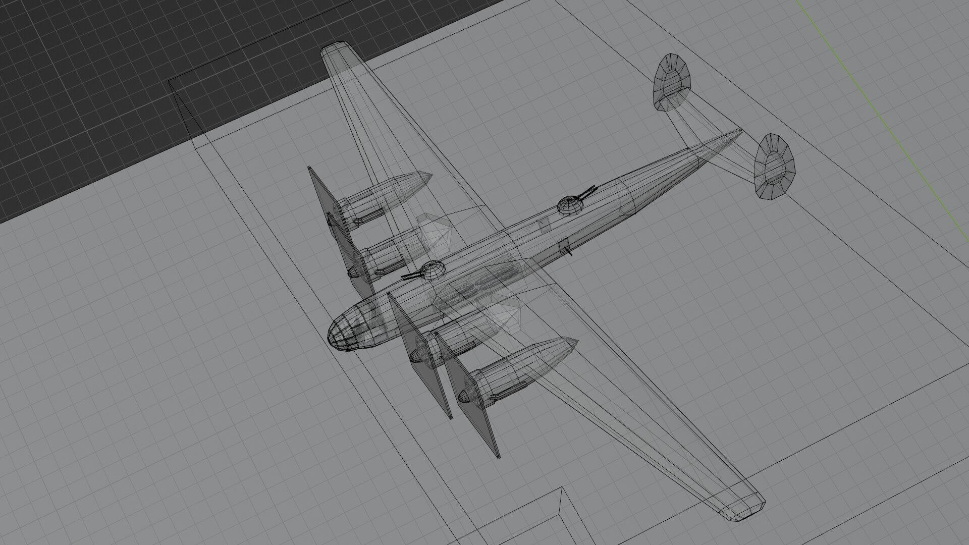 Messerschmitt ME-264 Amerika WW2 Bomber 3D Model by NETRUNNER_pl