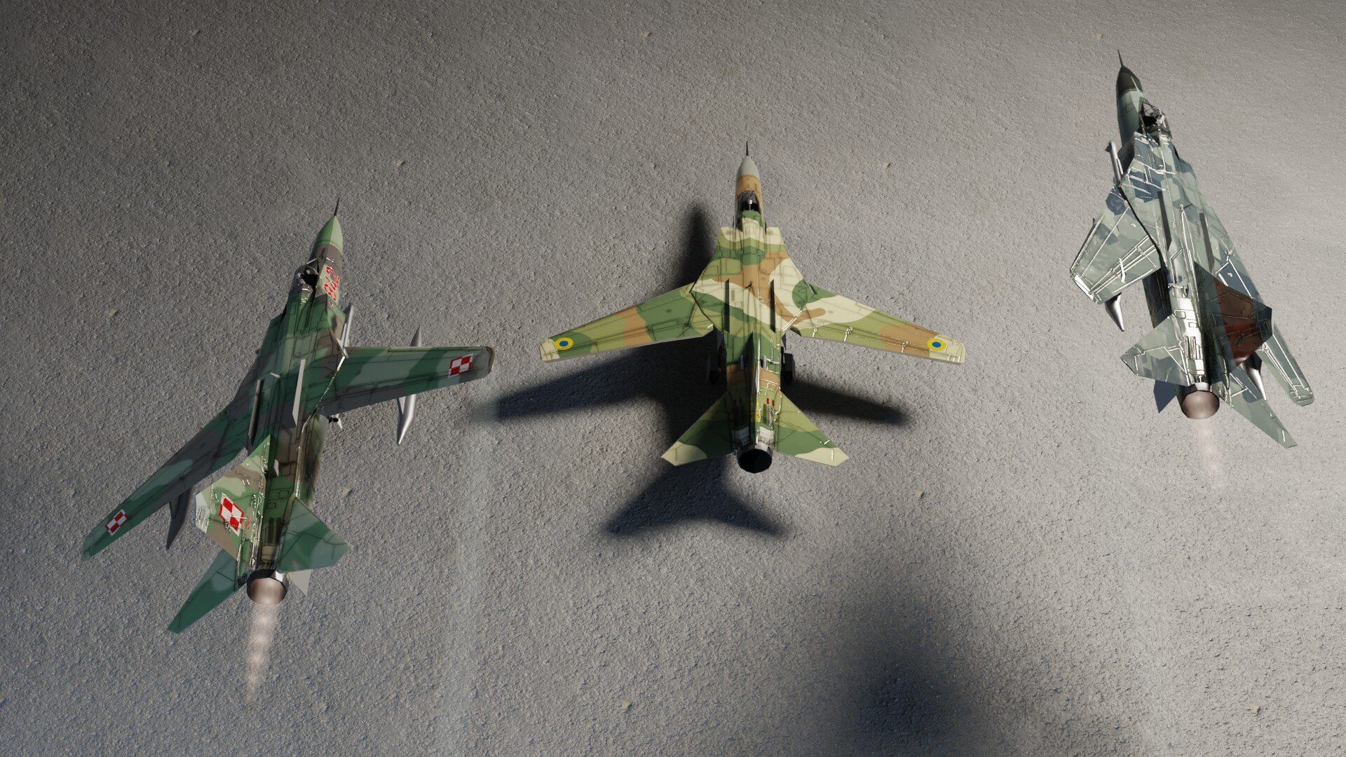 MIG-23 Flogger Jet Fighter 3D Model by NETRUNNER_pl