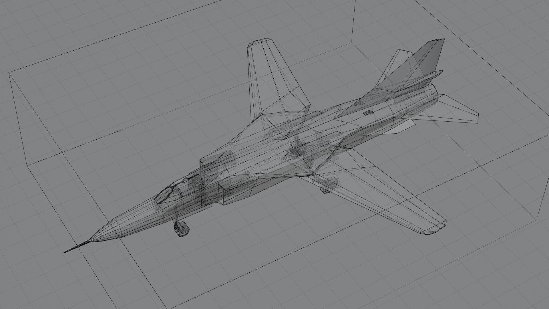 MIG-23 Flogger Jet Fighter 3D Model by NETRUNNER_pl