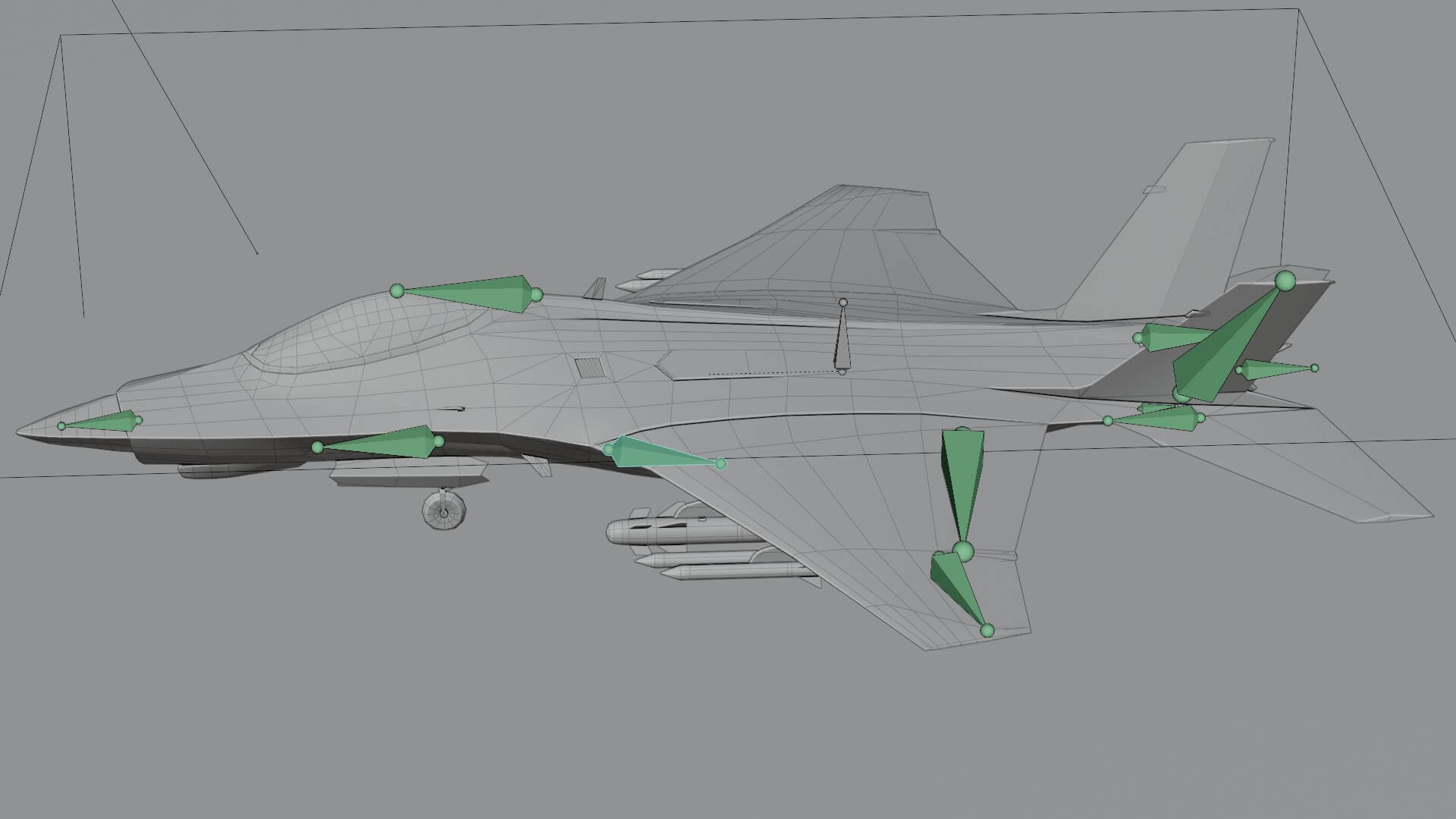 MIG-41 Pak Dp Concept Fighter 3D Model by NETRUNNER_pl