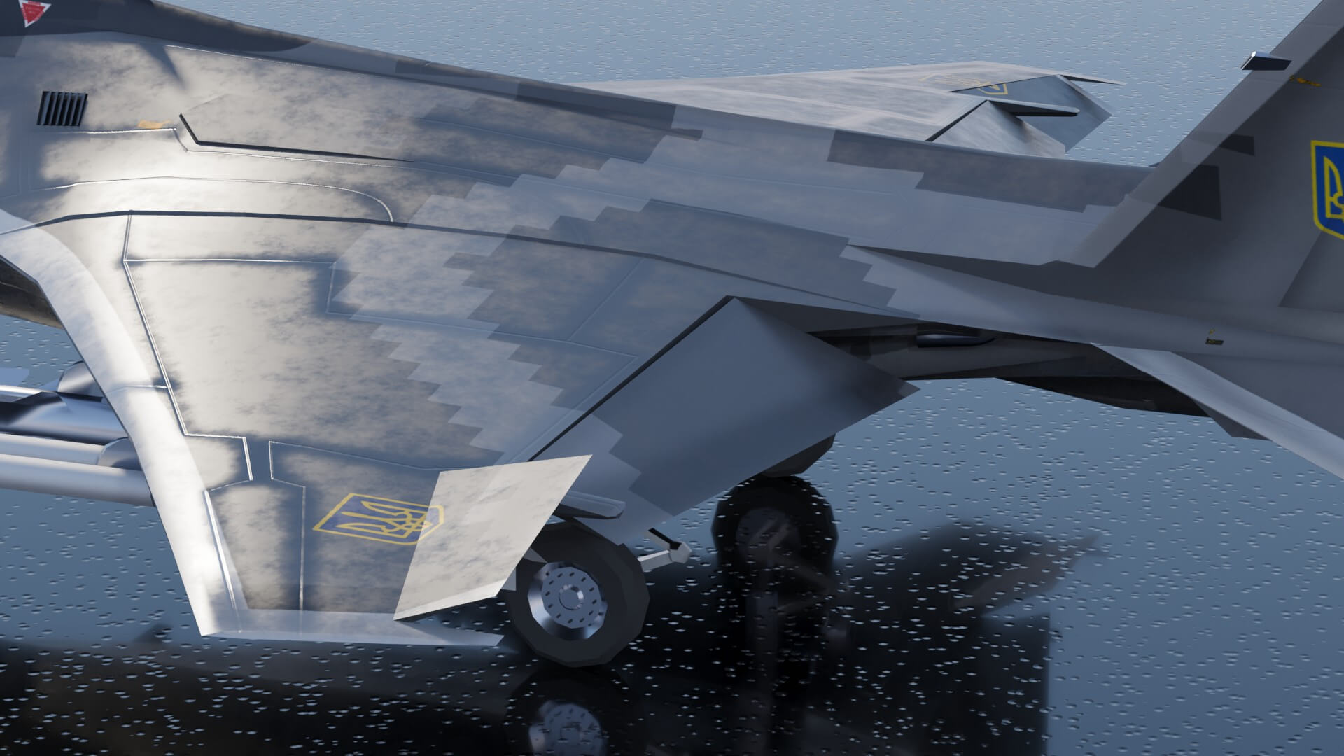 MIG-41 Pak Dp Concept Fighter 3D Model by NETRUNNER_pl