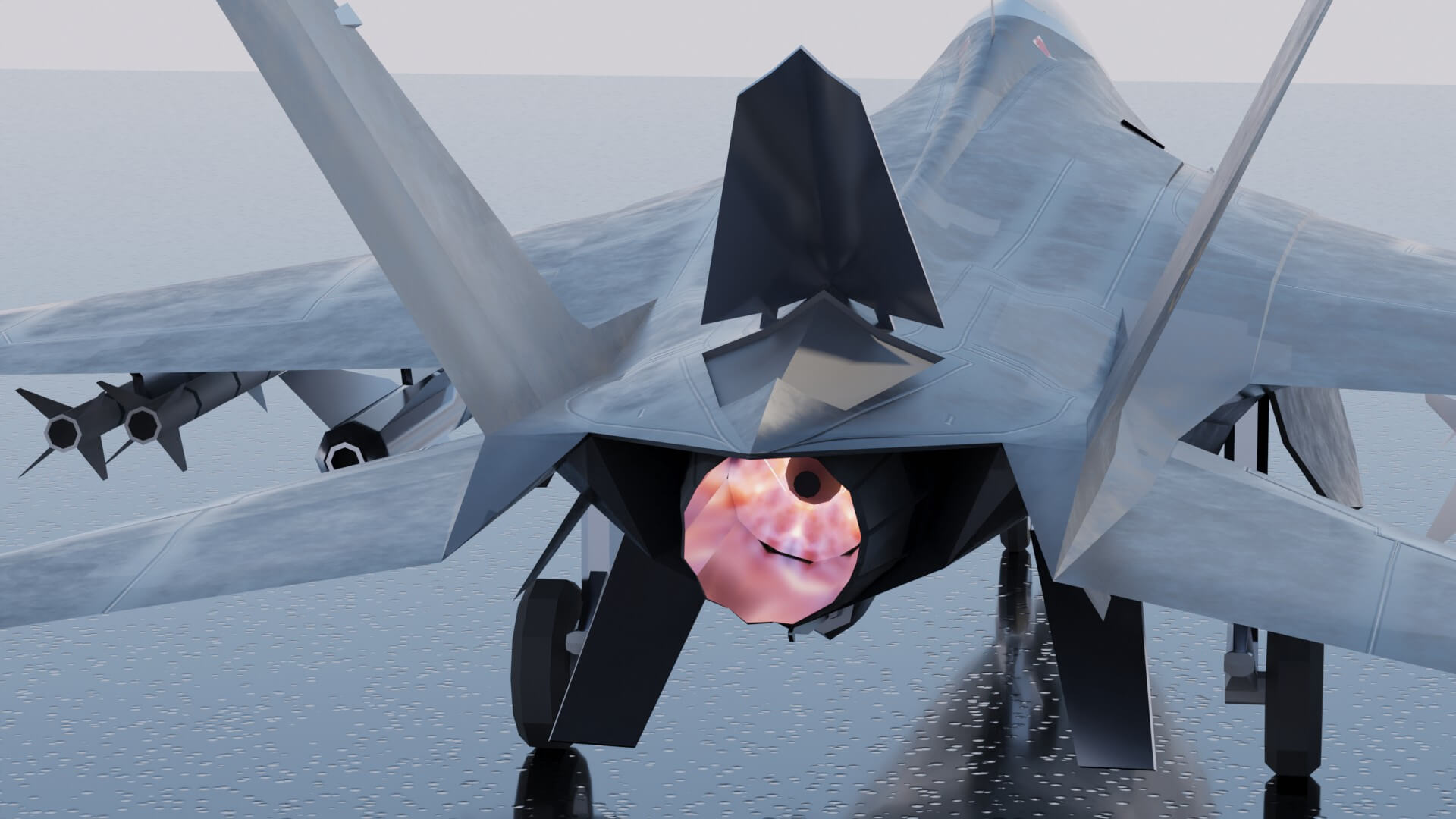 MIG-41 Pak Dp Concept Fighter 3D Model by NETRUNNER_pl