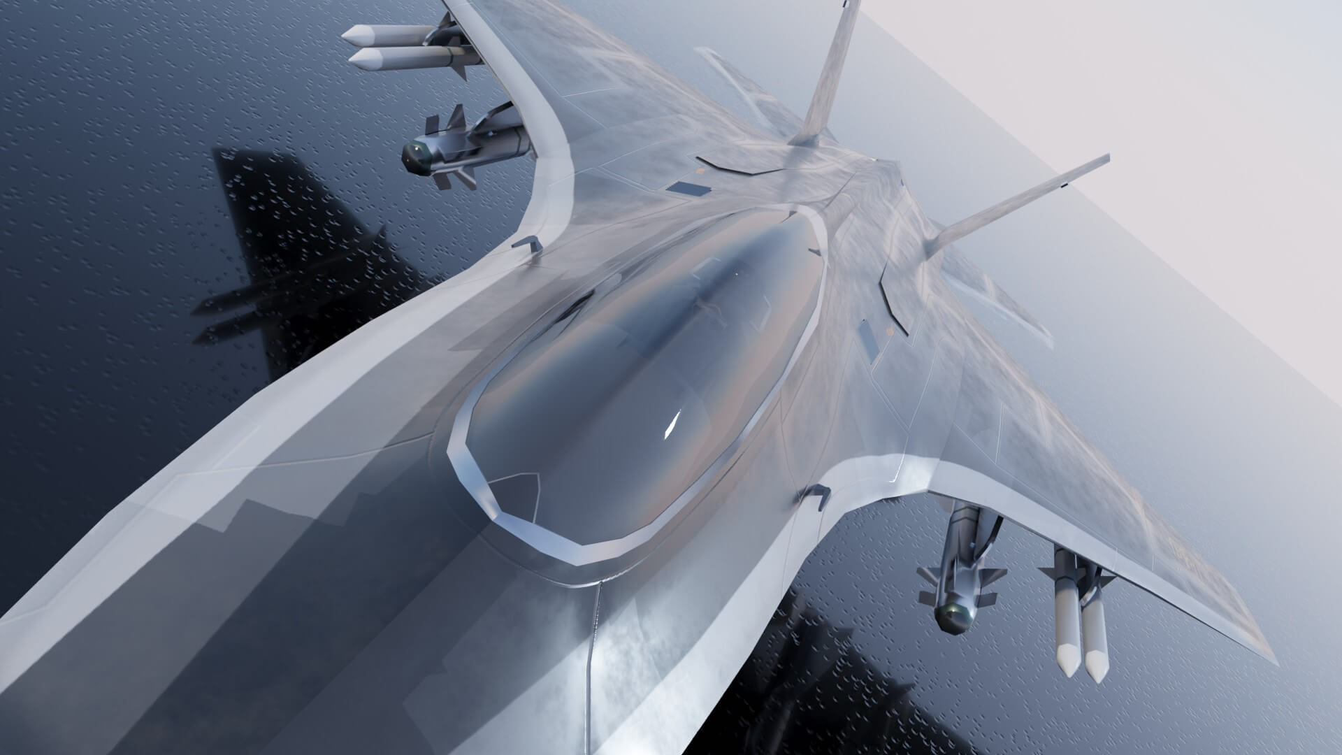 MIG-41 Pak Dp Concept Fighter 3D Model by NETRUNNER_pl