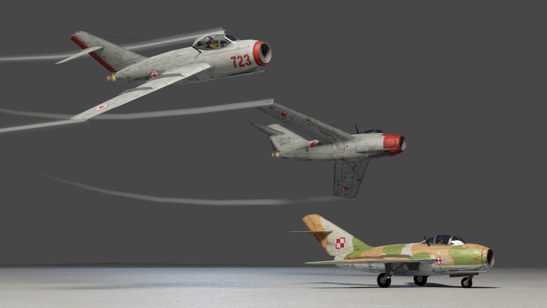 Mikoyan-Gurevich MIG-15 Fagot 3D Model by NETRUNNER_pl