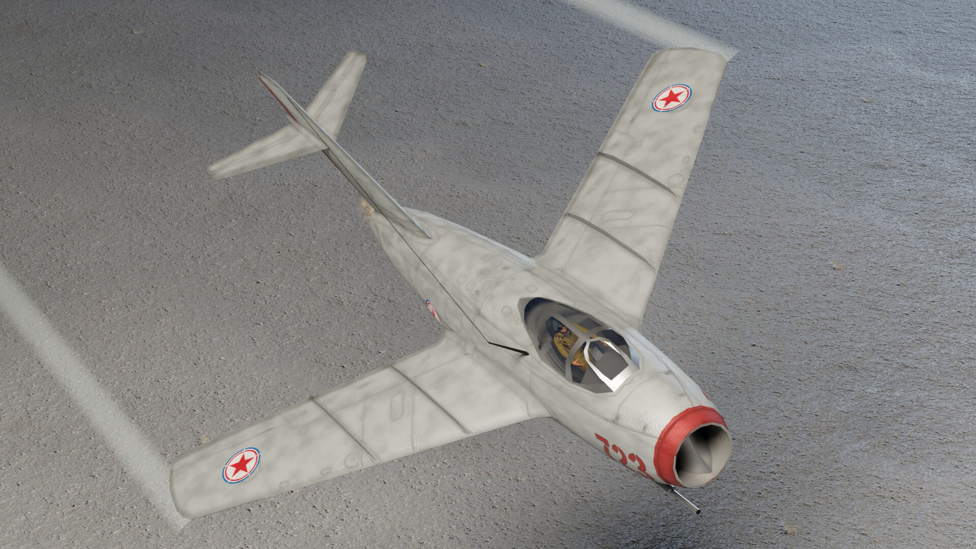 Mikoyan-Gurevich MIG-15 Fagot 3D Model by NETRUNNER_pl