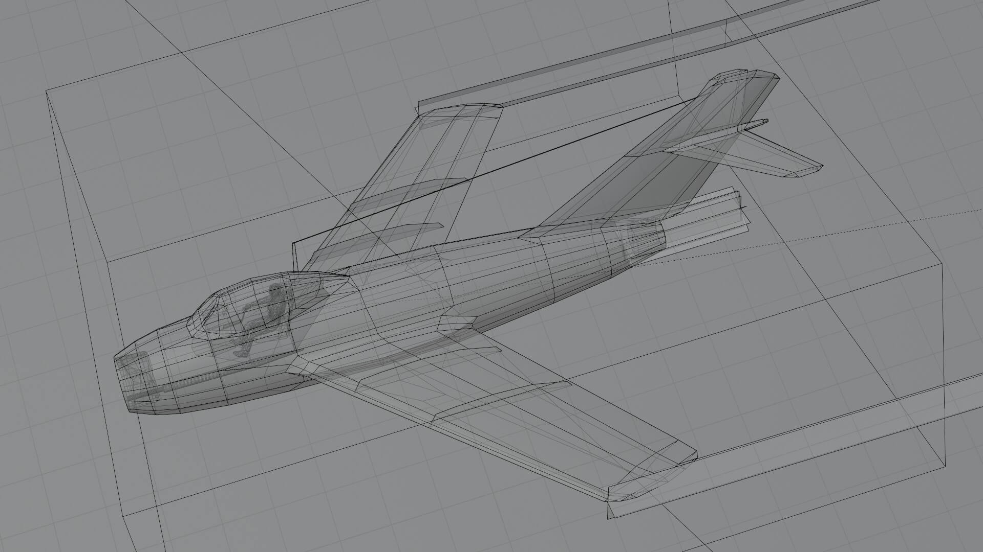 Mikoyan-Gurevich MIG-15 Fagot 3D Model by NETRUNNER_pl