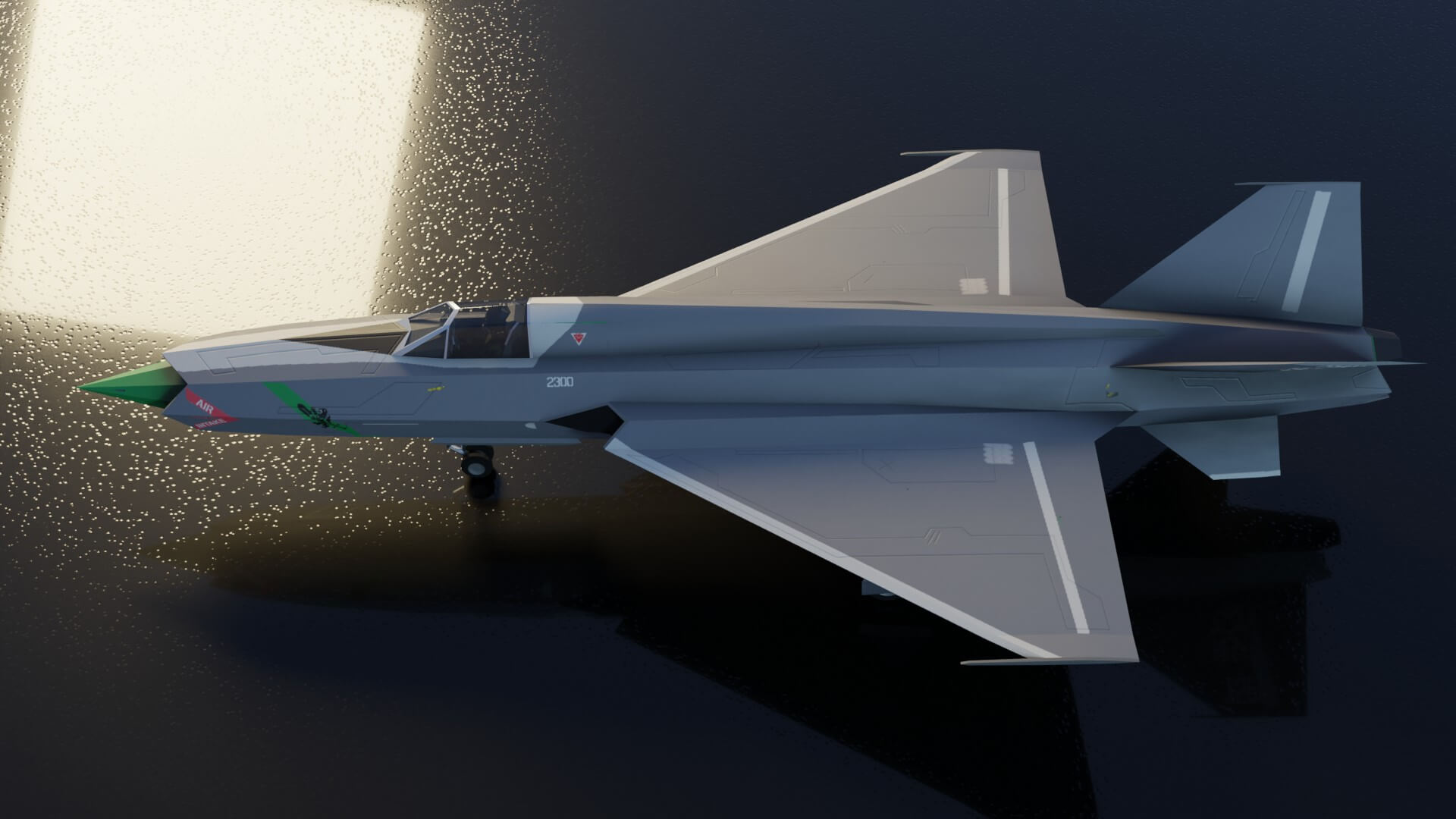 Mikoyan-Gurevich Mig-X21 Fishbone 3D Model by NETRUNNER_pl