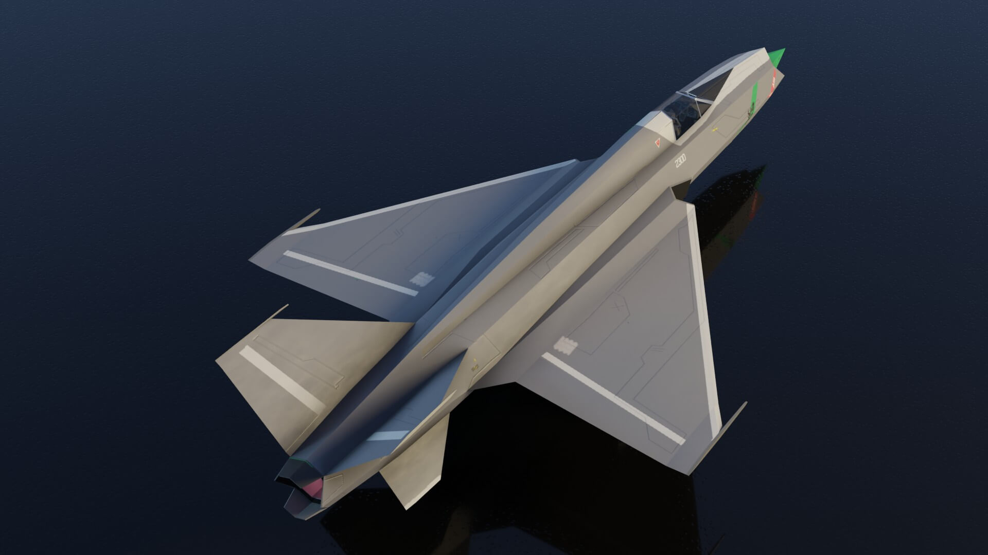 Mikoyan-Gurevich Mig-X21 Fishbone 3D Model by NETRUNNER_pl