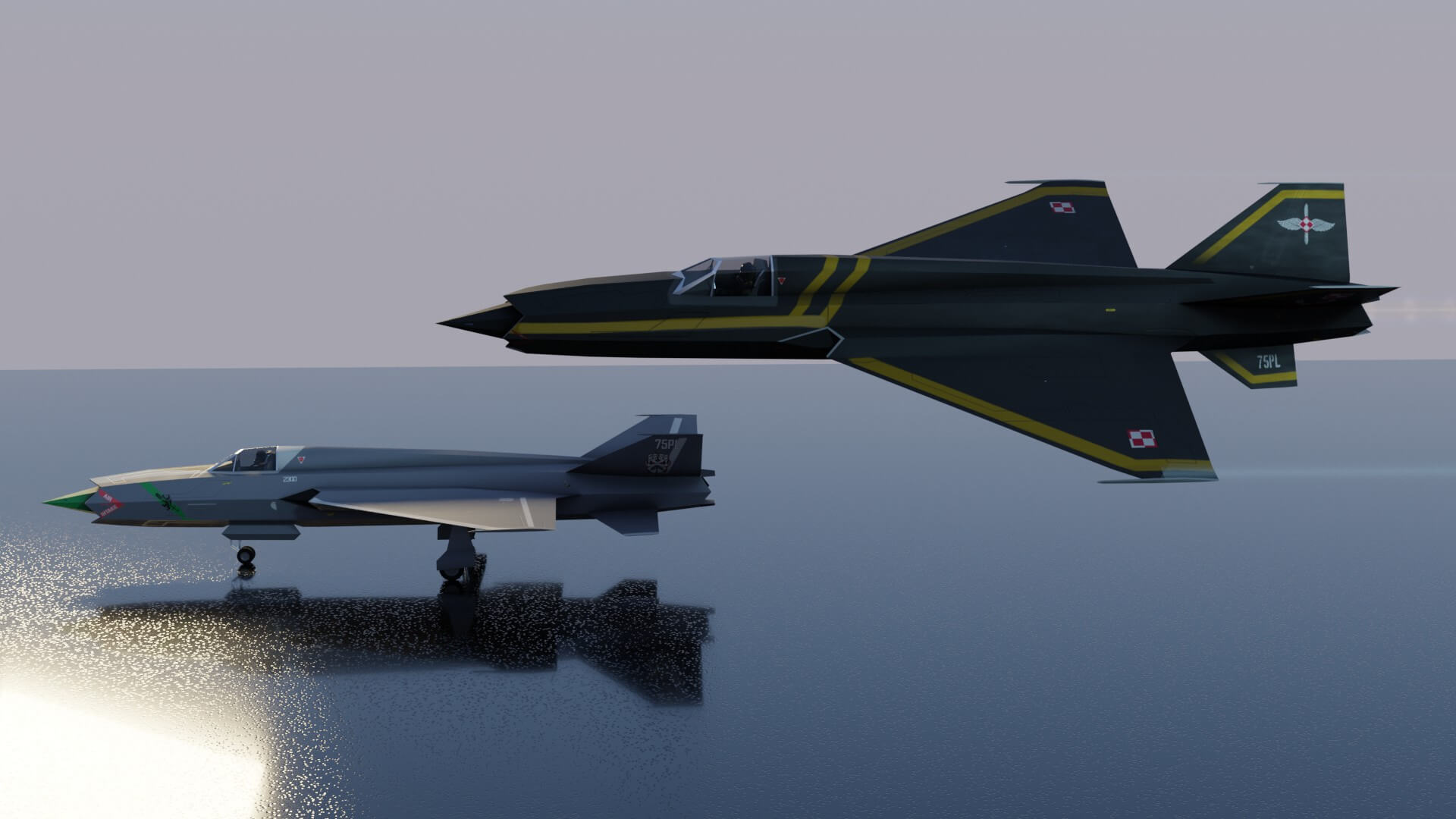 Mikoyan-Gurevich Mig-X21 Fishbone 3D Model by NETRUNNER_pl