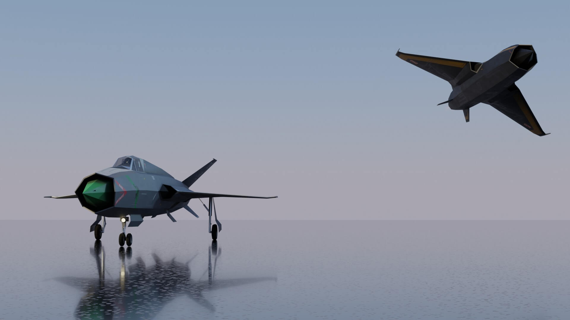 Mikoyan-Gurevich Mig-X21 Fishbone 3D Model by NETRUNNER_pl