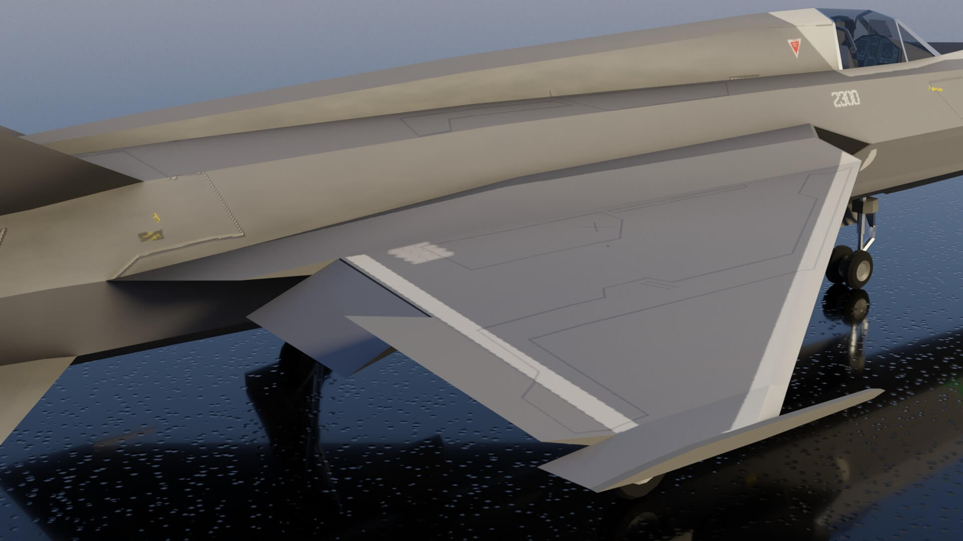 Mikoyan-Gurevich Mig-X21 Fishbone 3D Model by NETRUNNER_pl