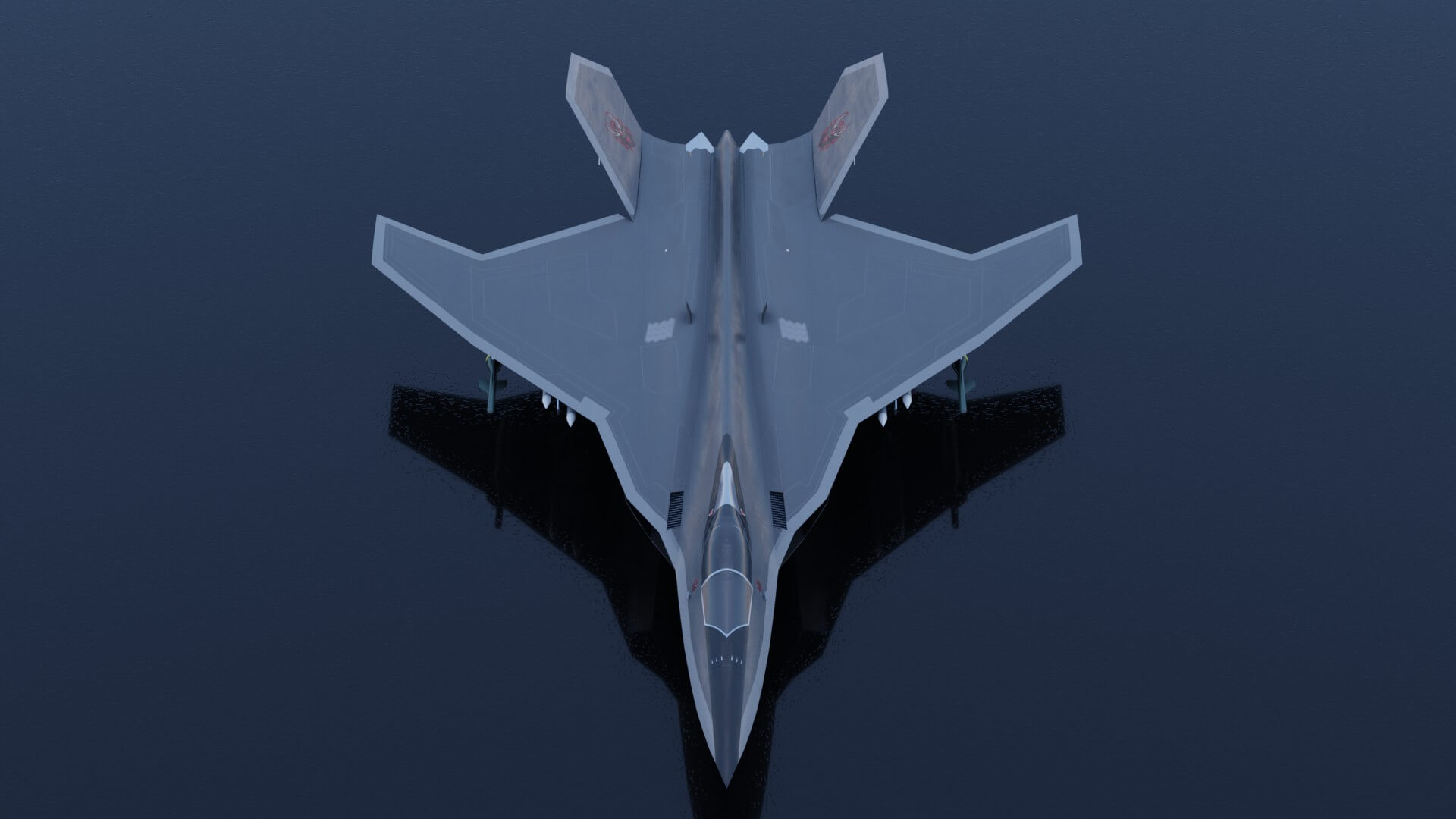 Mitsubishi F-3 F-X Godzilla 3D Model by NETRUNNER_pl