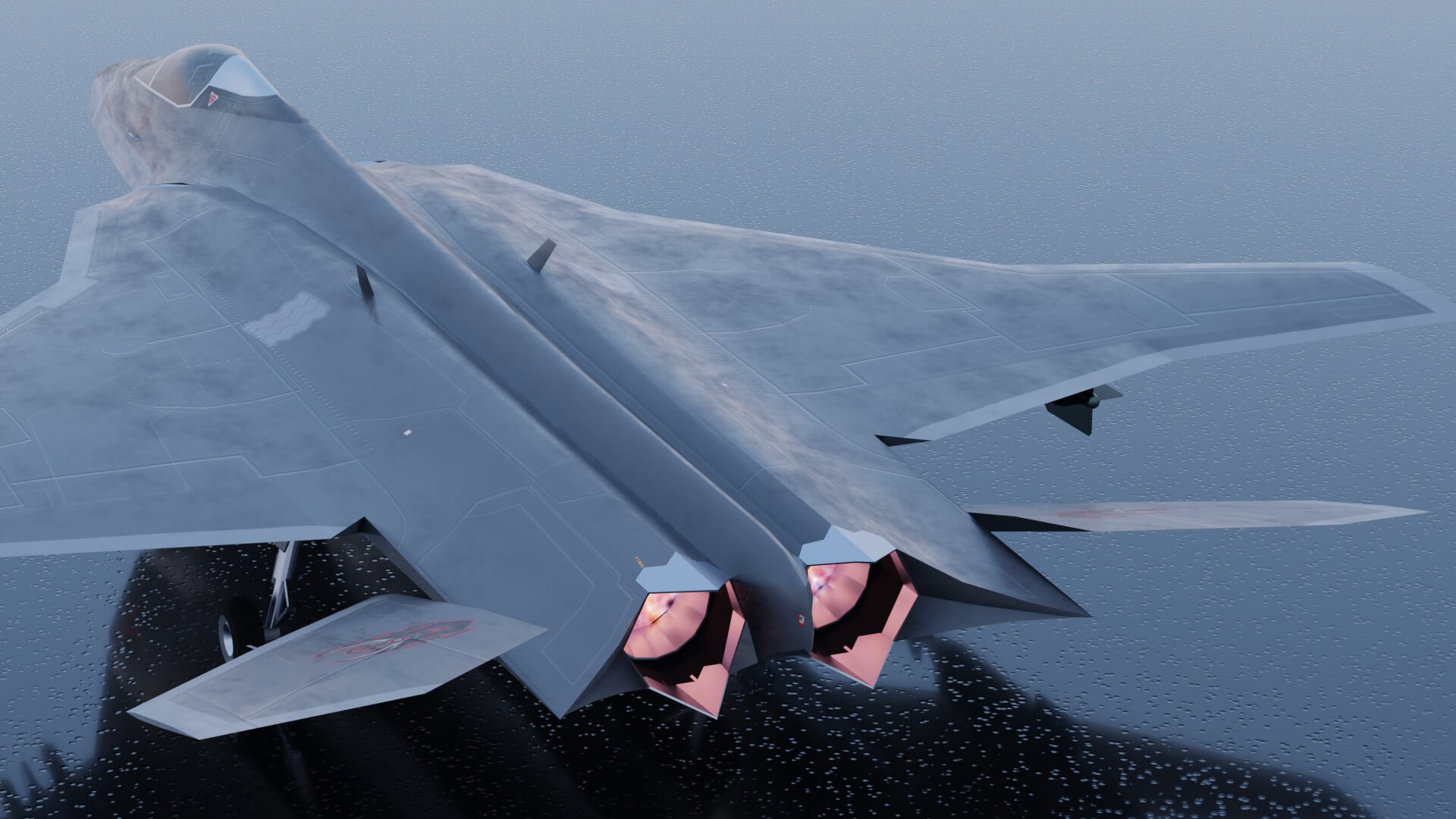 Mitsubishi F-3 F-X Godzilla 3D Model by NETRUNNER_pl