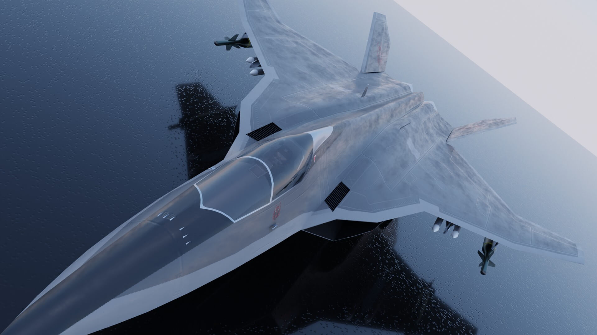 Mitsubishi F-3 F-X Godzilla 3D Model by NETRUNNER_pl