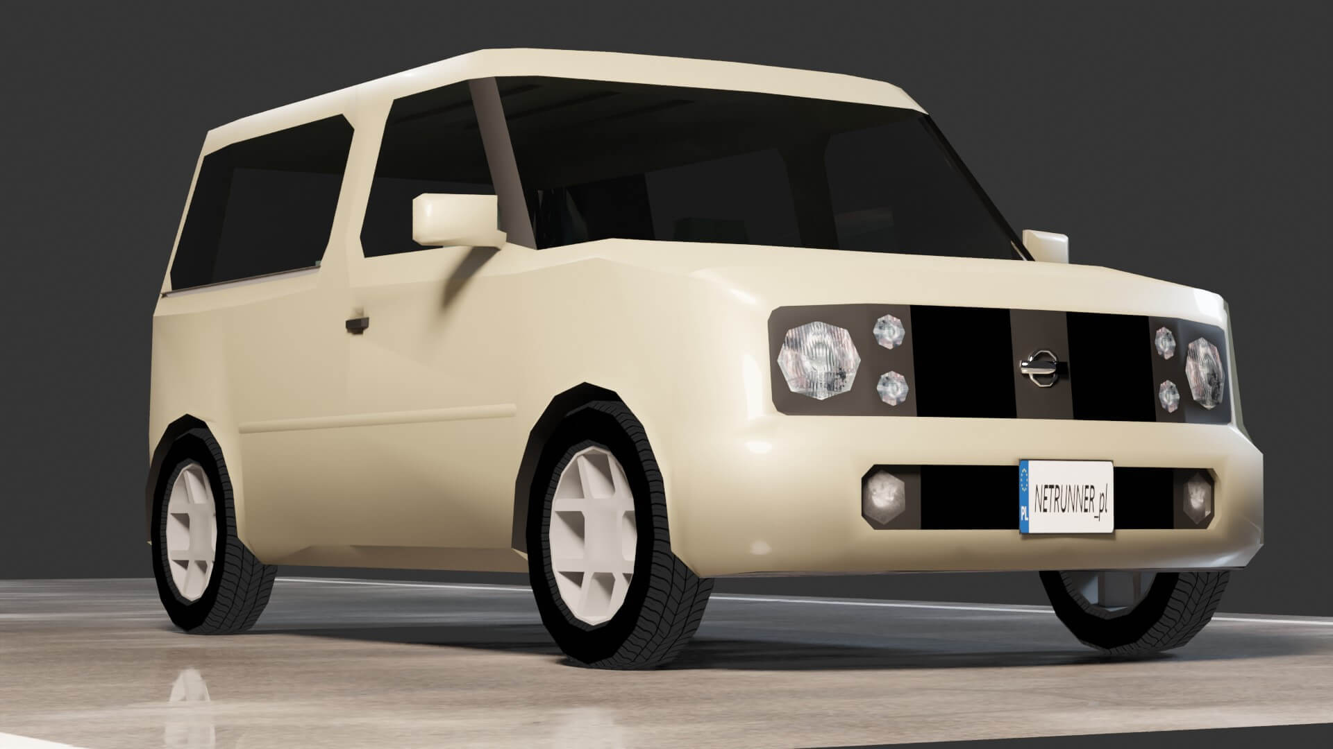 Nissan Cube 2nd Gen - 3D Model by NETRUNNER_pl