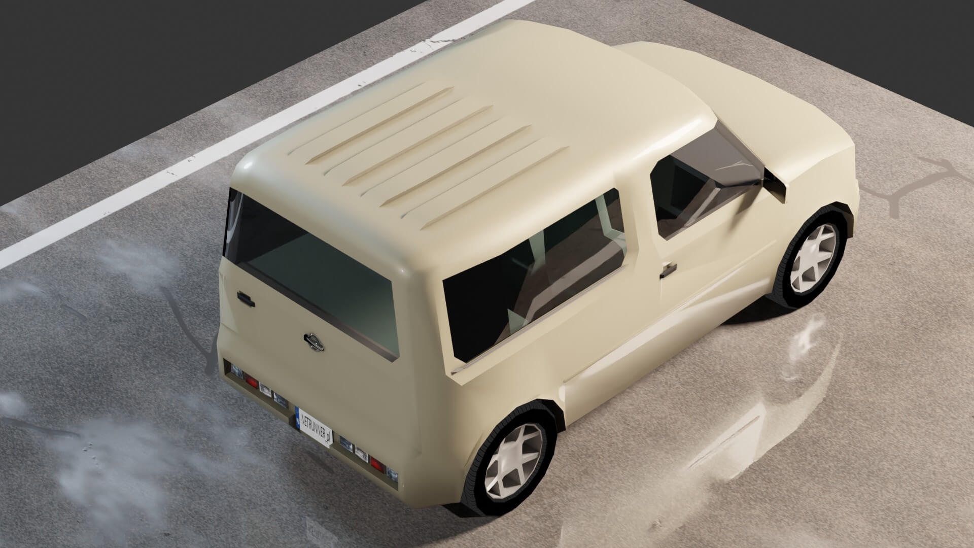 Nissan Cube 2nd Gen - 3D Model by NETRUNNER_pl
