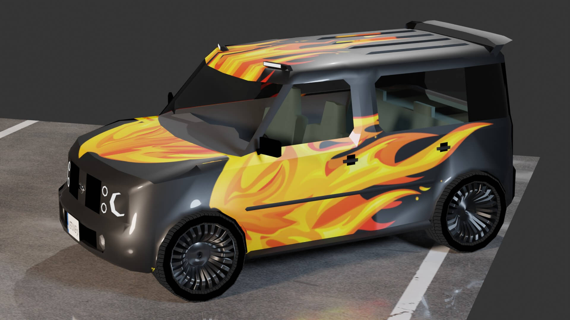 Nissan Cube 2nd Gen - 3D Model by NETRUNNER_pl