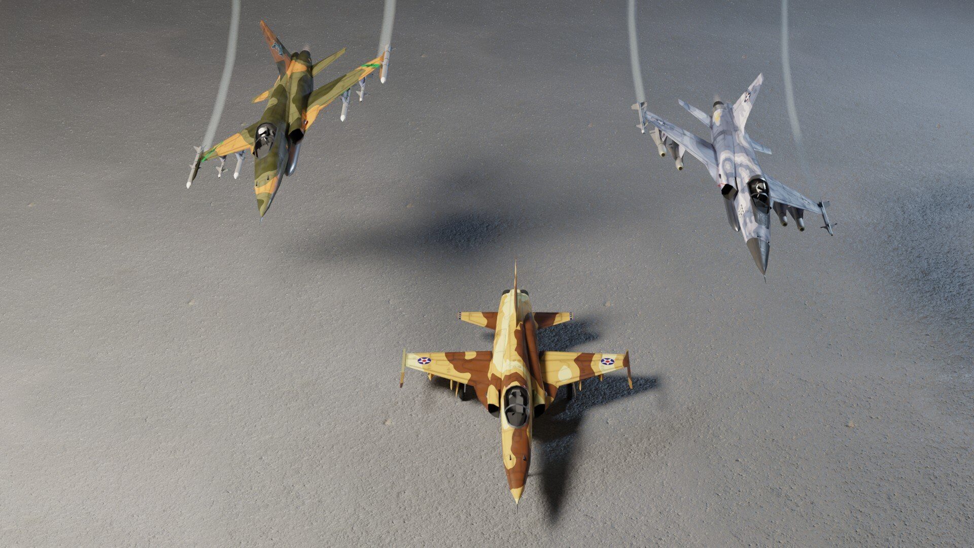 Northrop F-5 Tiger Jet Fighter 3D Model by NETRUNNER_pl