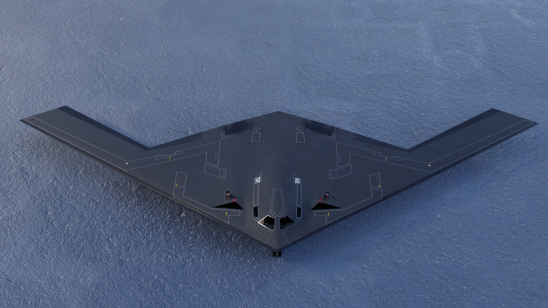 Northrop Grumman B-21 Raider 3D Model by NETRUNNER_pl