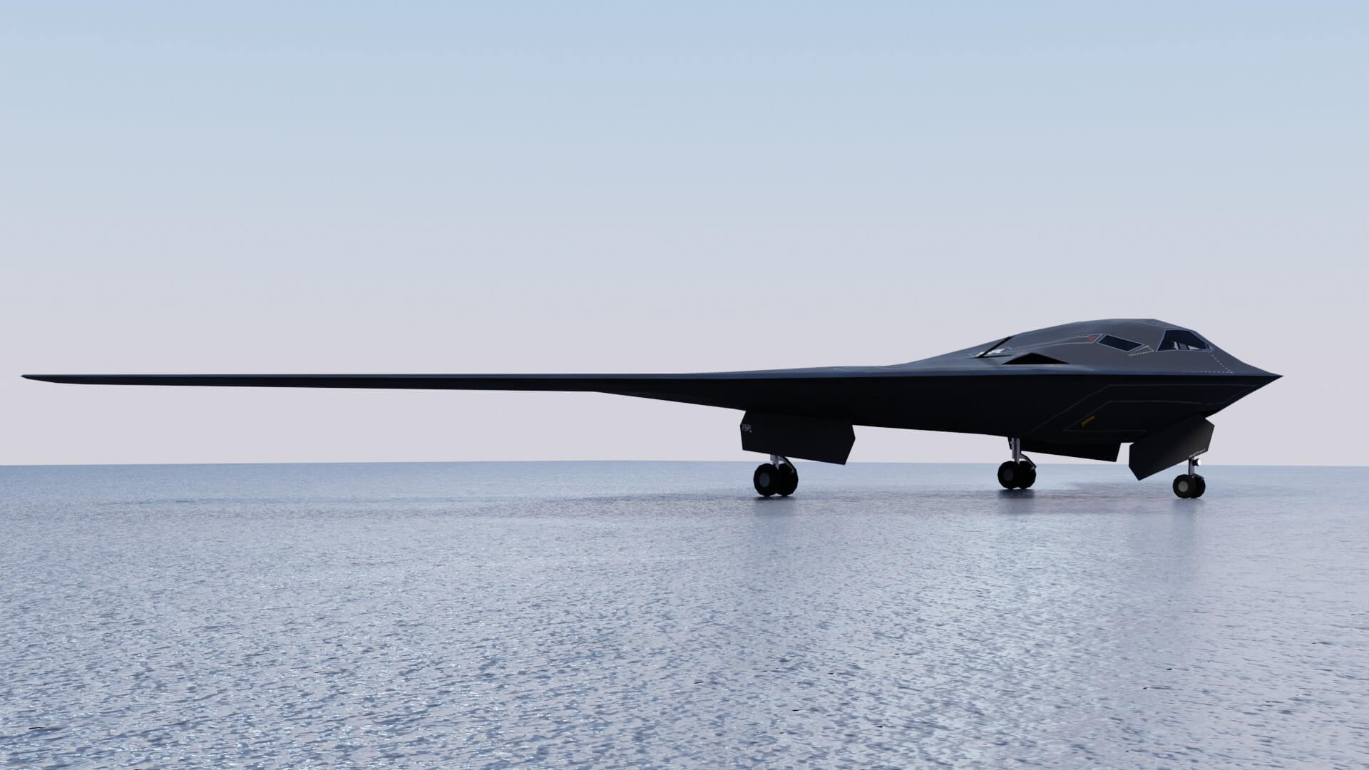 Northrop Grumman B-21 Raider 3D Model by NETRUNNER_pl