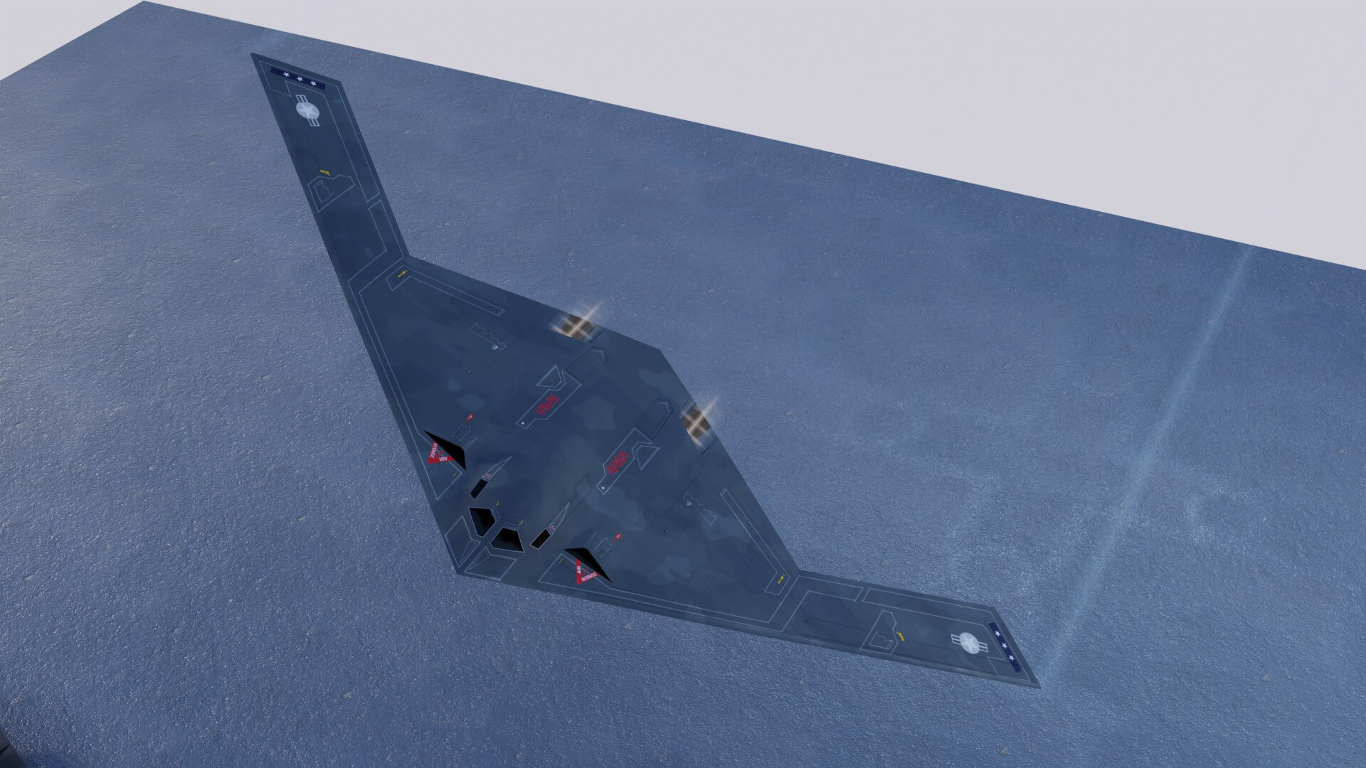 Northrop Grumman B-21 Raider 3D Model by NETRUNNER_pl