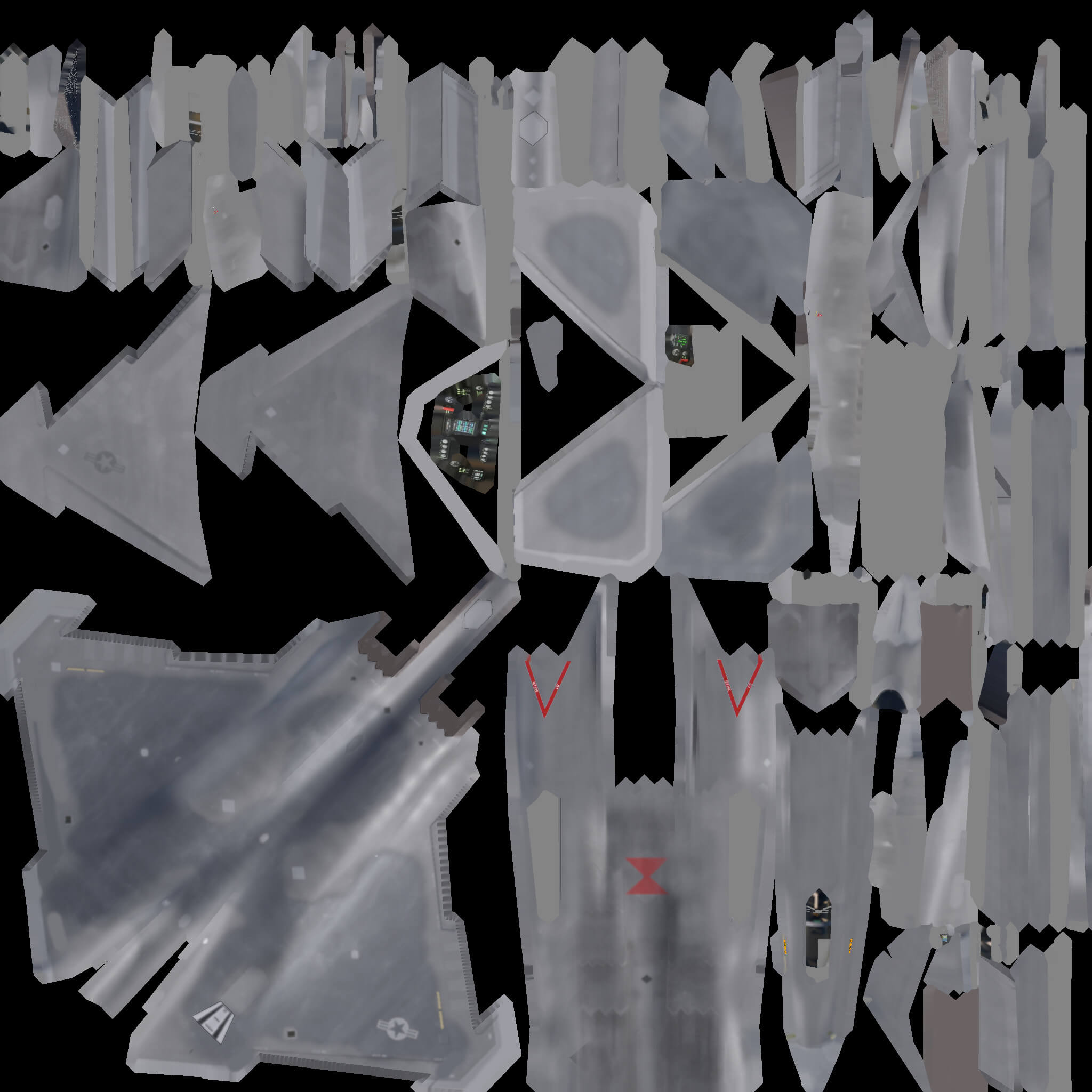 Northrop YF-23 Black Widow 3D Model by NETRUNNER_pl