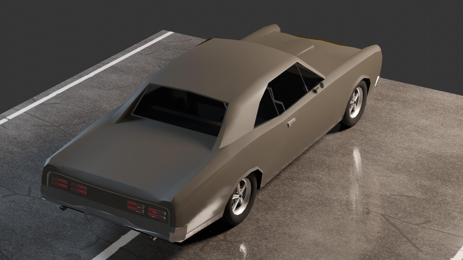 Pontiac GTO 1967 - 3D Model by NETRUNNER_pl