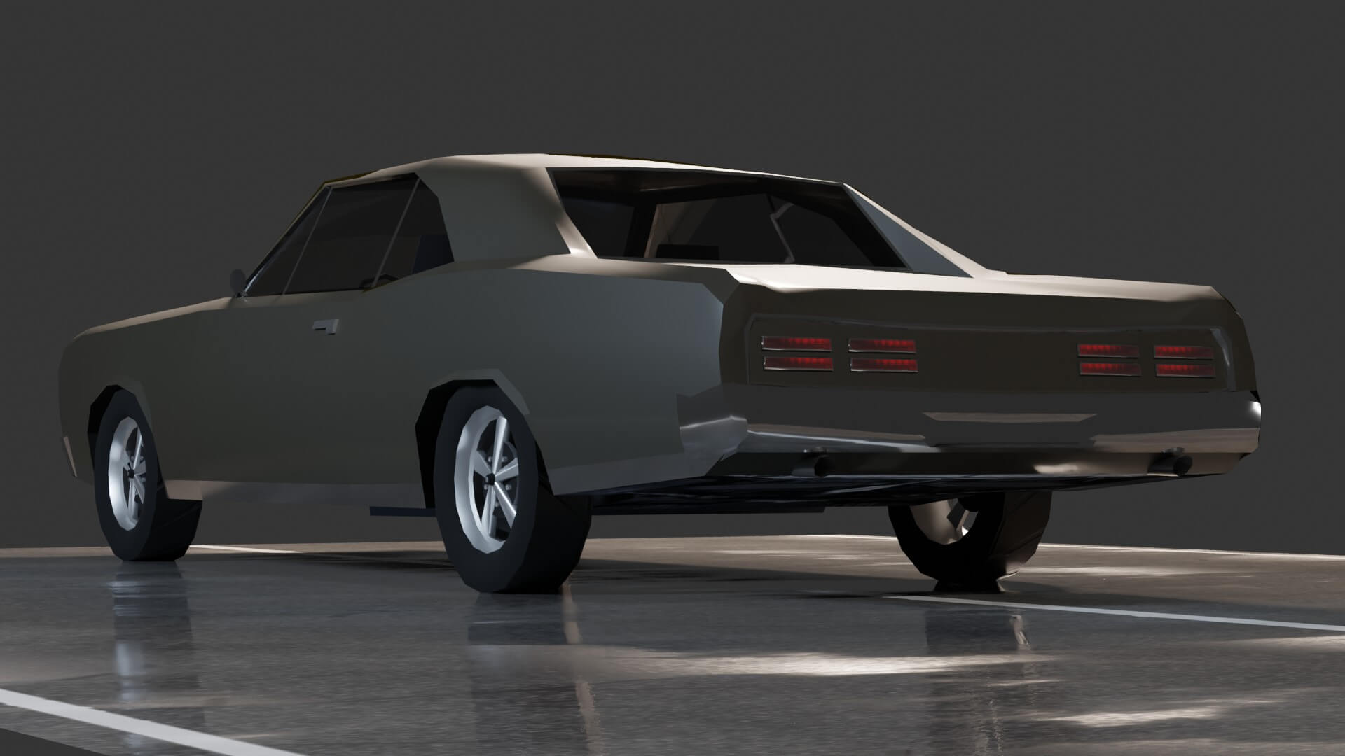 Pontiac GTO 1967 - 3D Model by NETRUNNER_pl