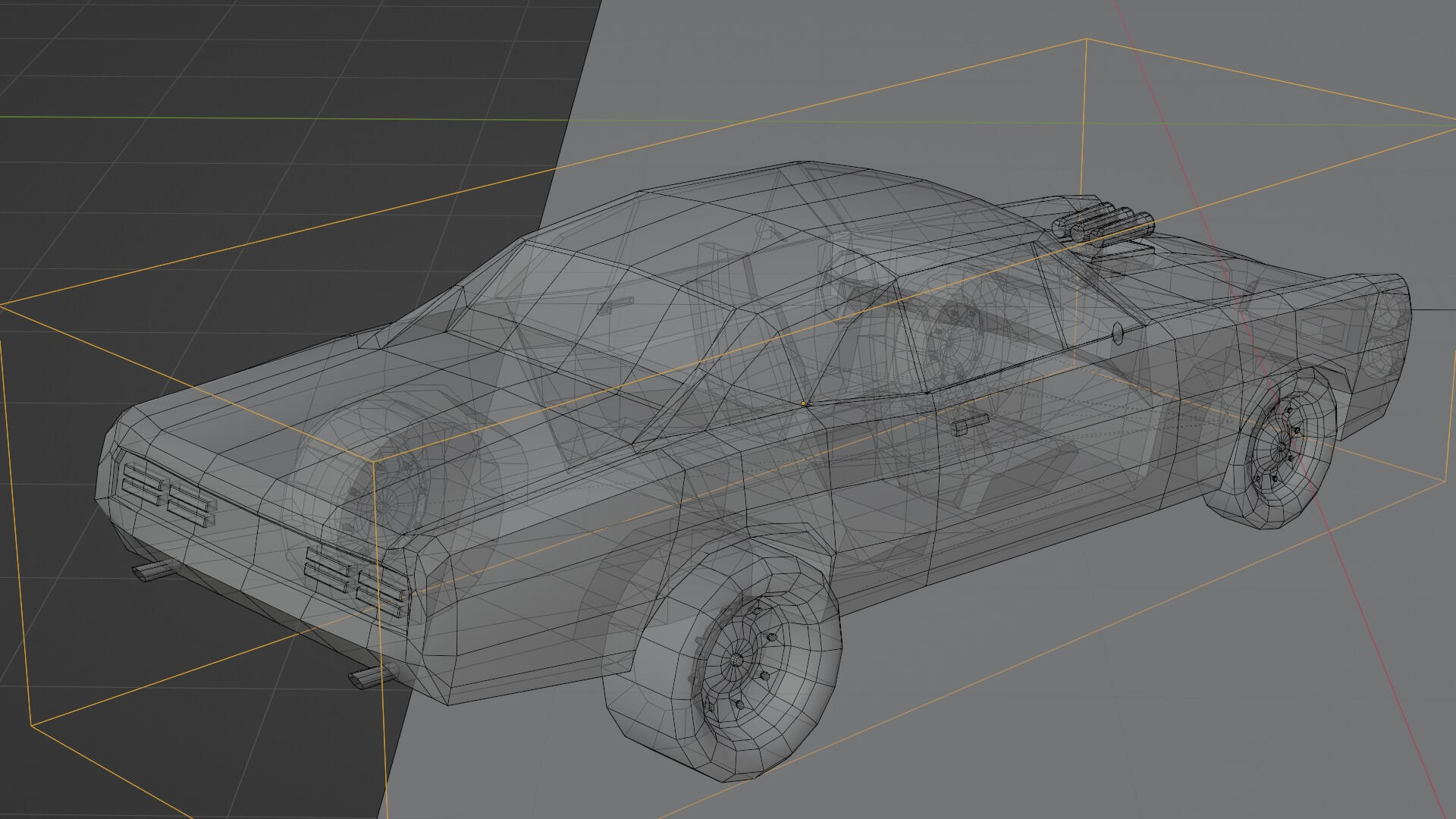 Pontiac GTO 1967 - 3D Model by NETRUNNER_pl