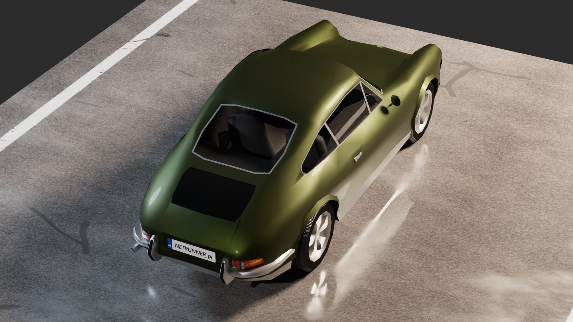 Porsche 911 1st Gen (901) - 3D Model by NETRUNNER_pl