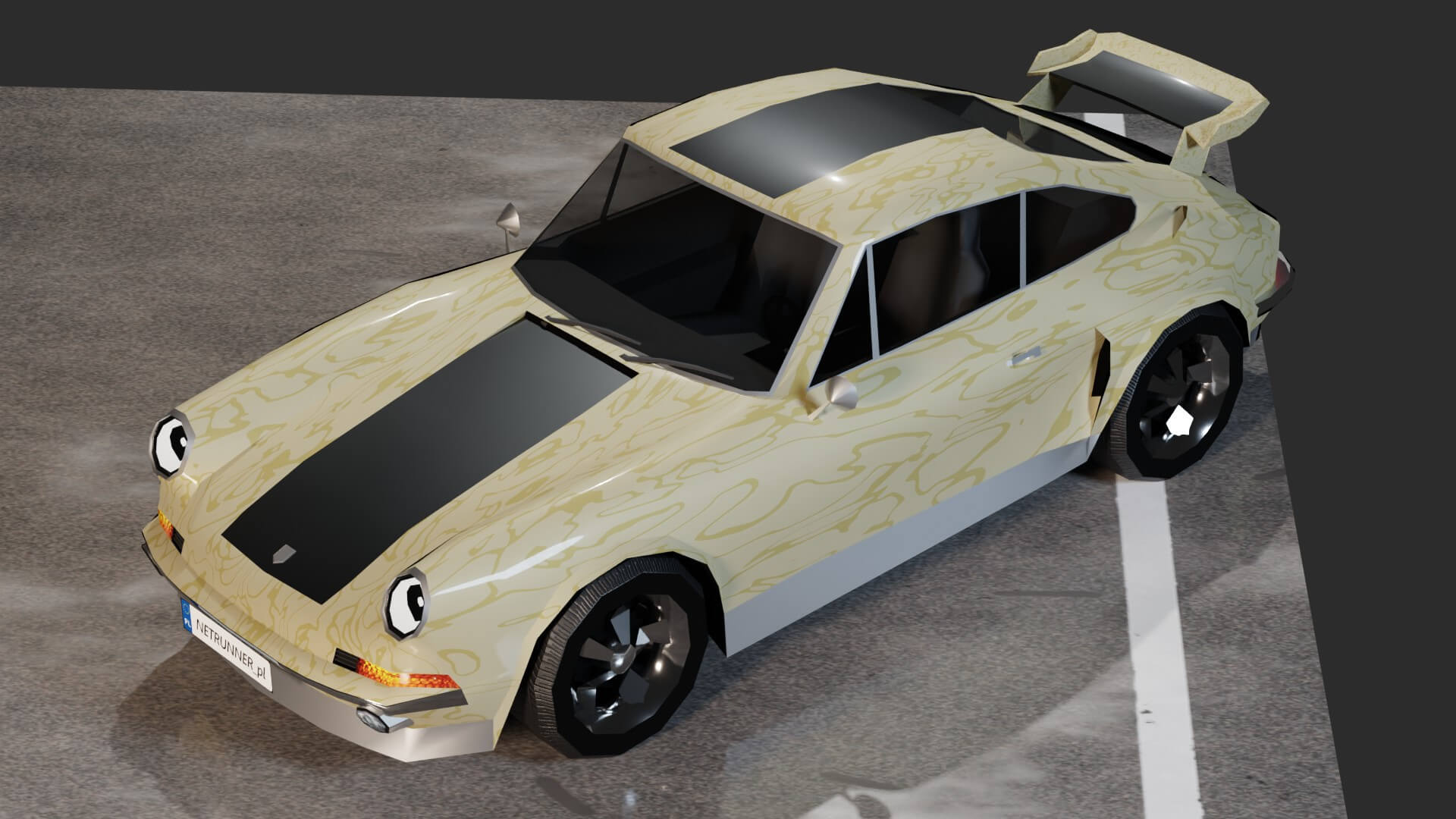 Porsche 911 1st Gen (901) - 3D Model by NETRUNNER_pl
