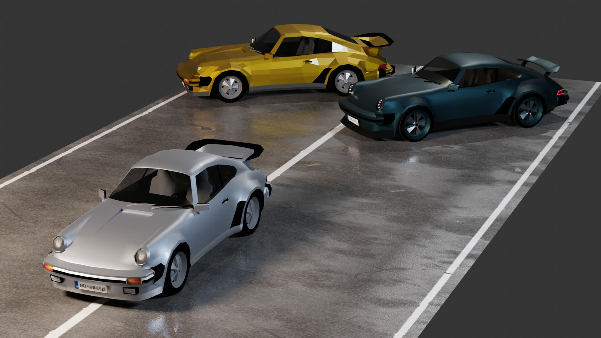 Porsche 911 2nd Gen - 3D Model by NETRUNNER_pl