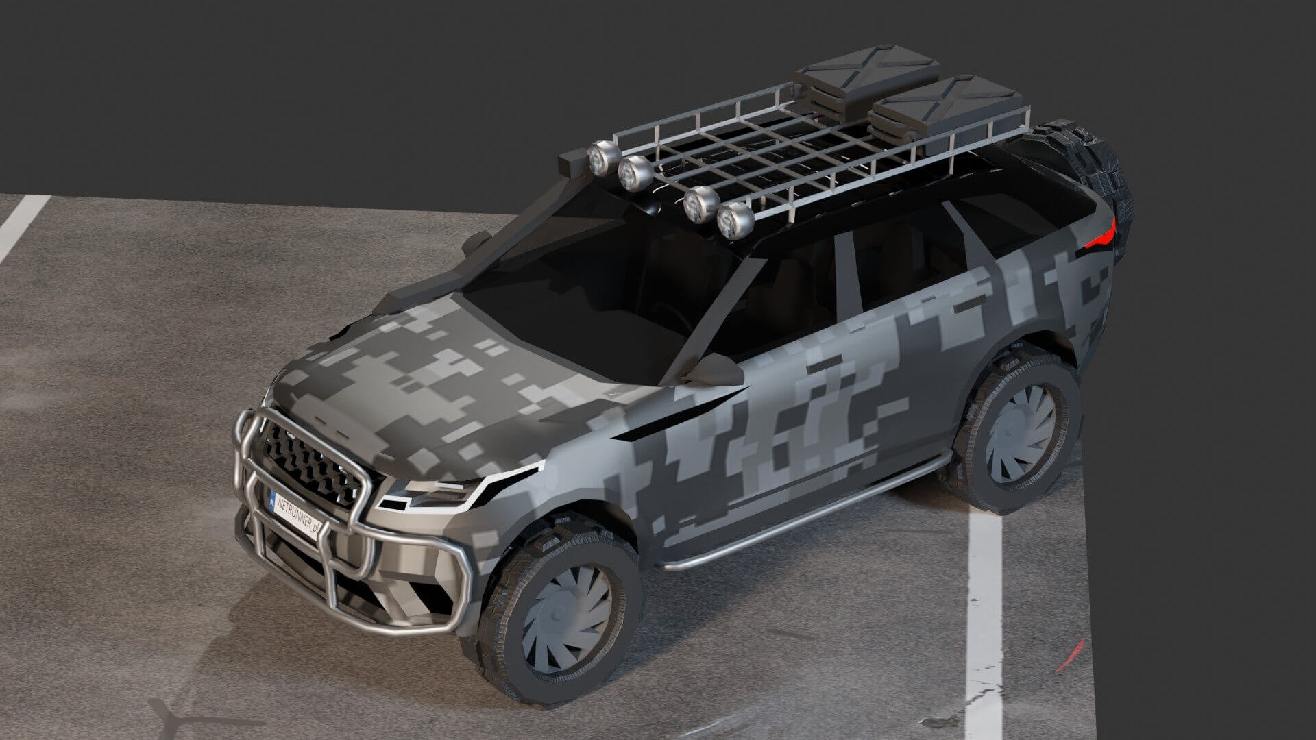 Range Rover Velar - 3D Model by NETRUNNER_pl