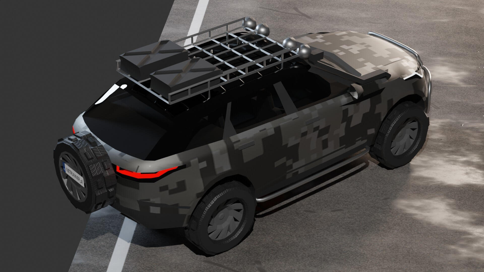 Range Rover Velar - 3D Model by NETRUNNER_pl