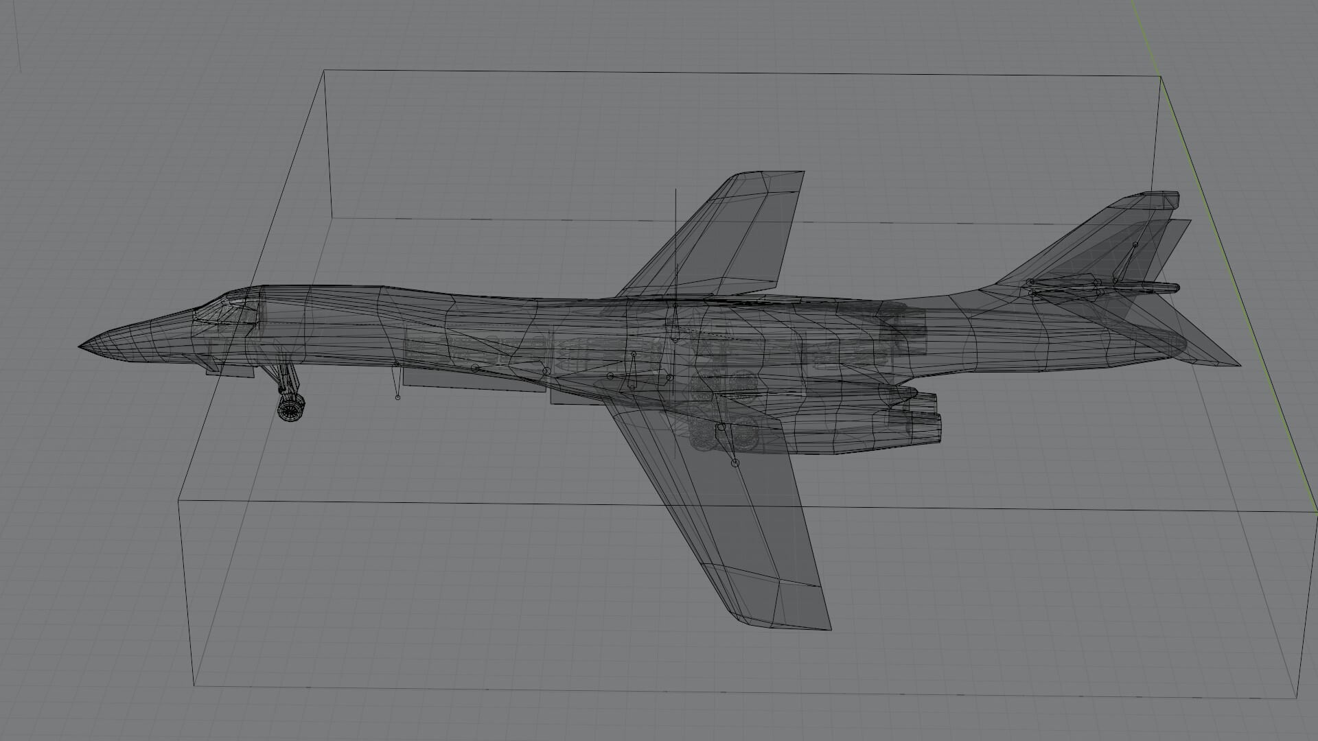 Rockwell B-1 Lancer 3D Model by NETRUNNER_pl