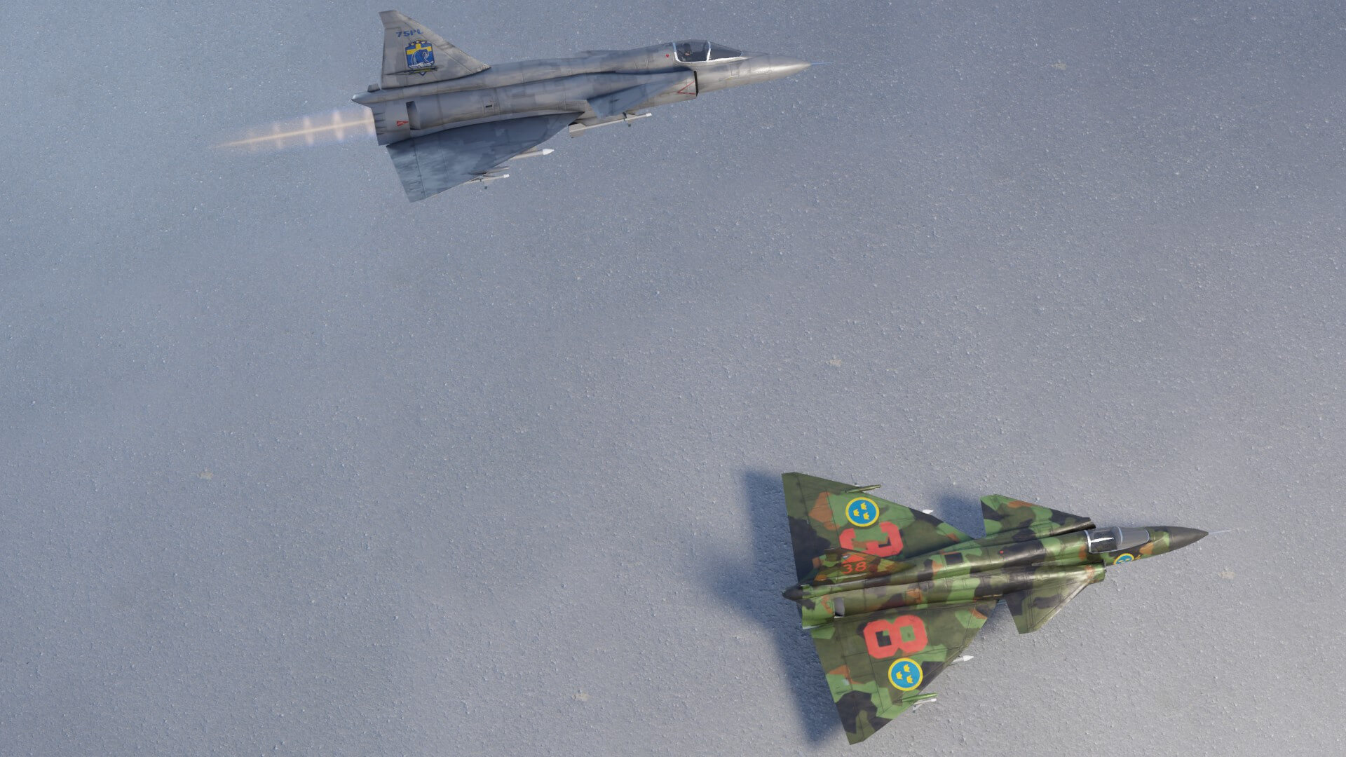 SAAB JAS-37 Viggen 3D Model by NETRUNNER_pl