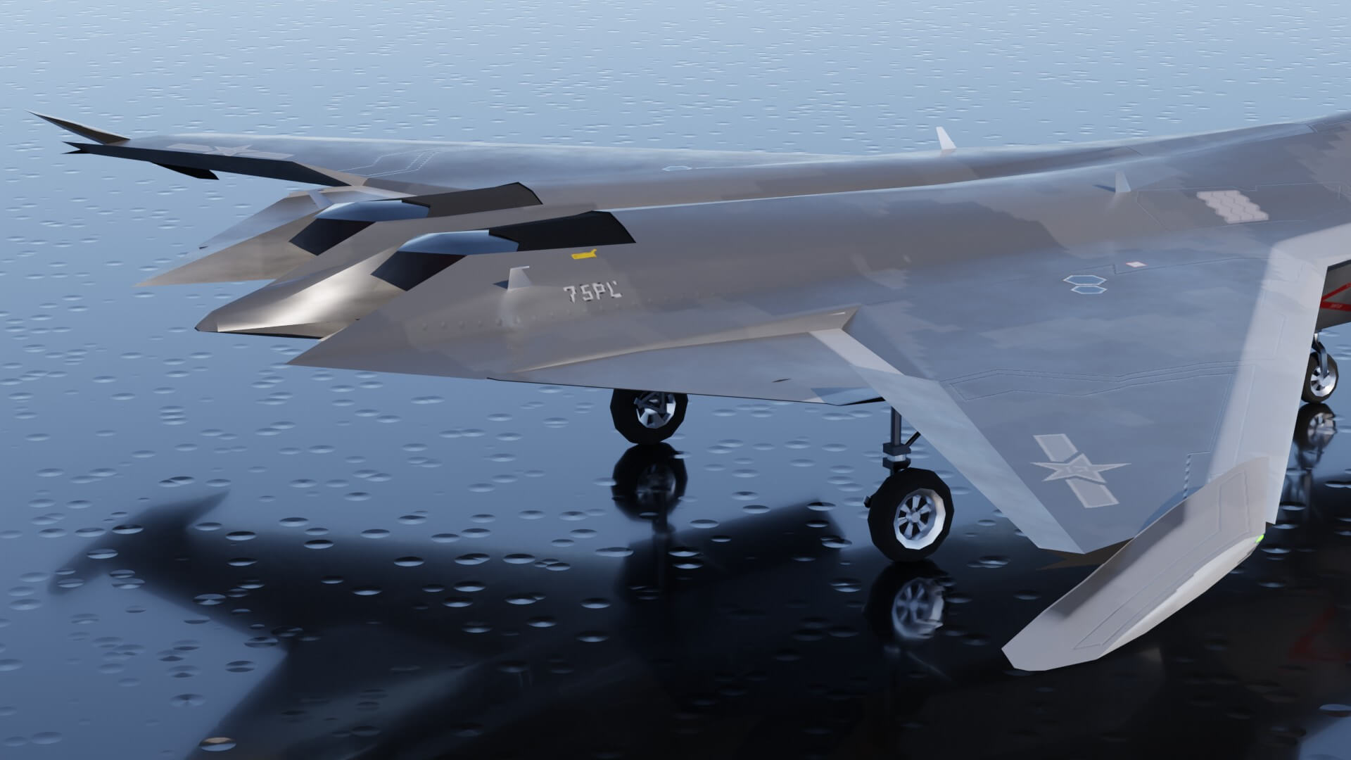 Shenyang J-50 Shadow 3D Model by NETRUNNER_pl
